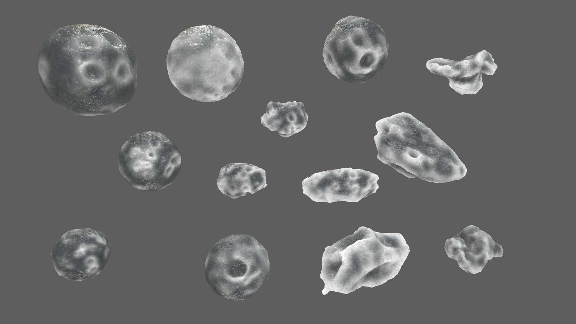 Ice Asteroid Texture