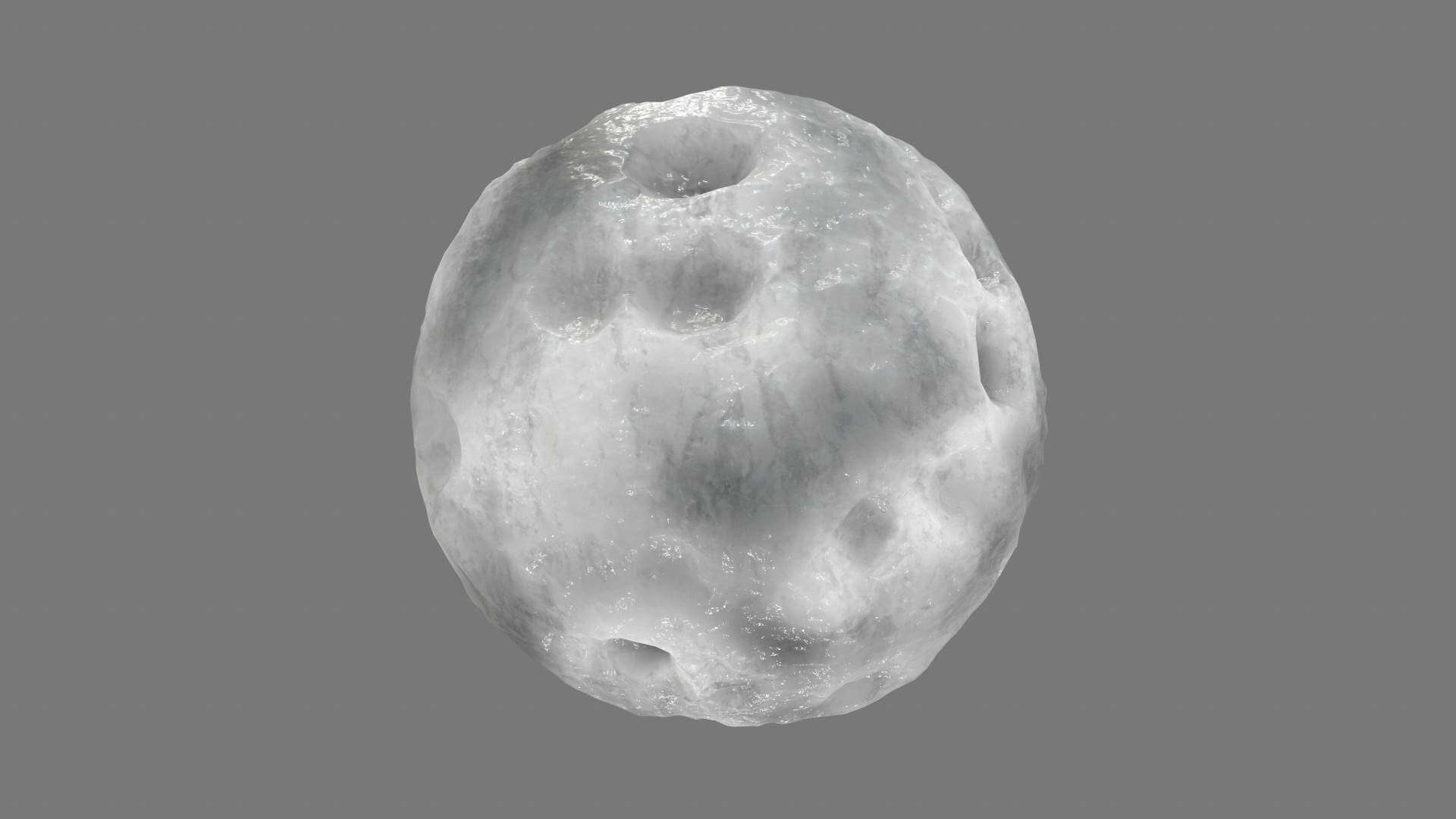 Ice Asteroid Set - 3D Model by icekazim
