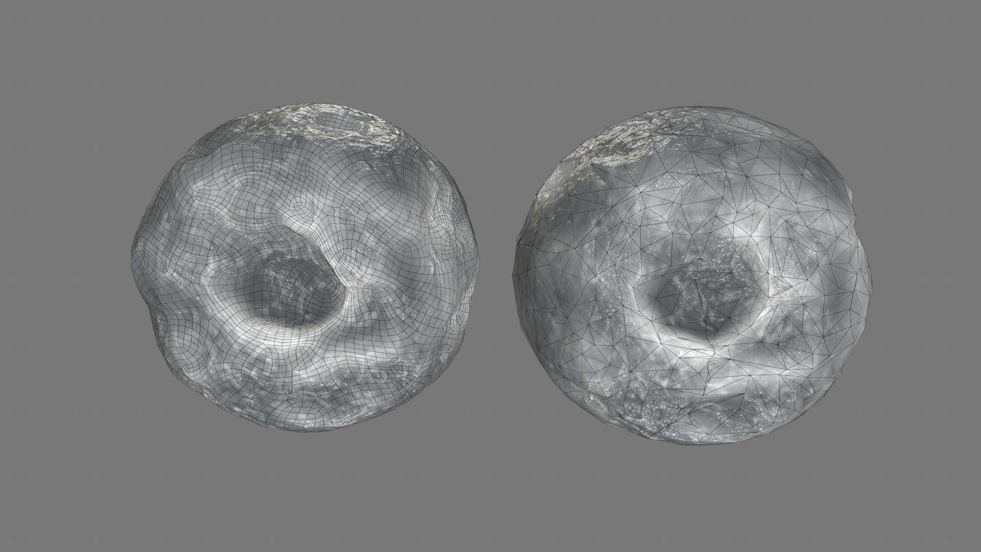 Ice Asteroid Set - 3D Model by icekazim
