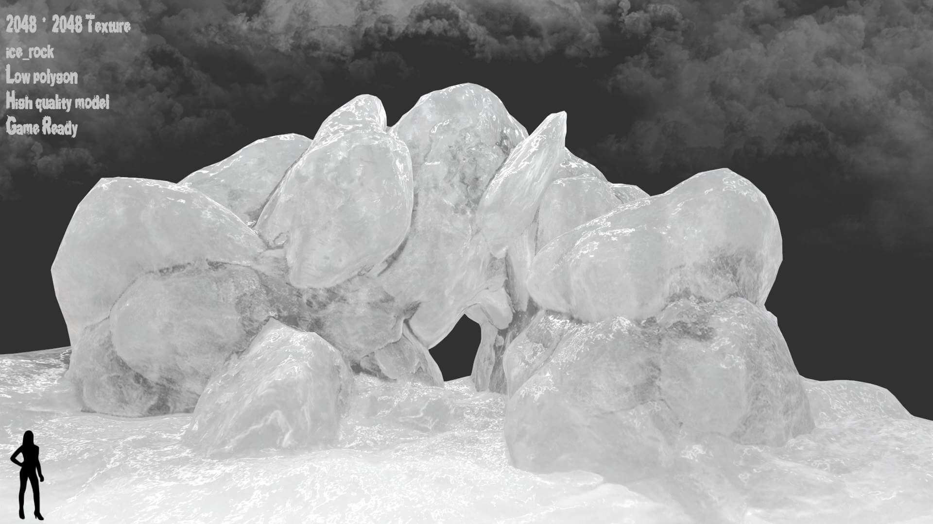 Ice Cave - 3D Model by icekazim