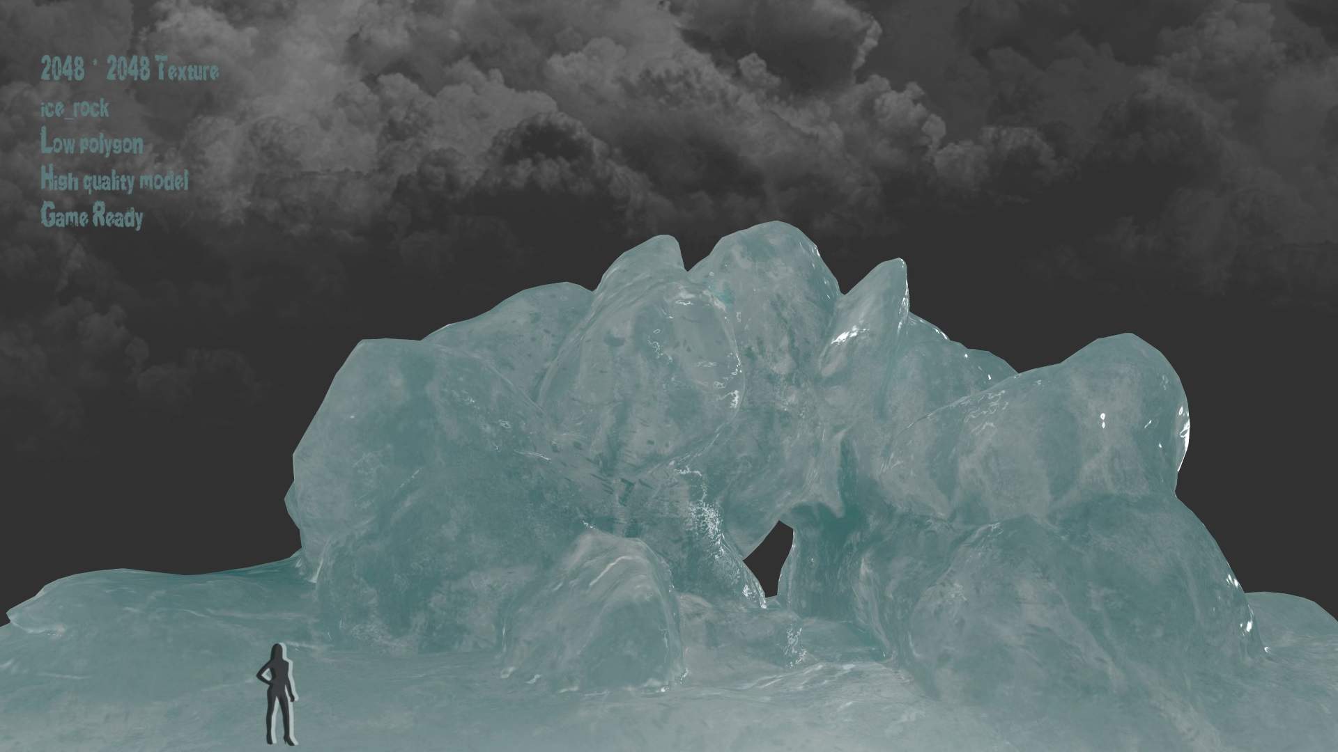 Ice Cave - 3D Model by icekazim
