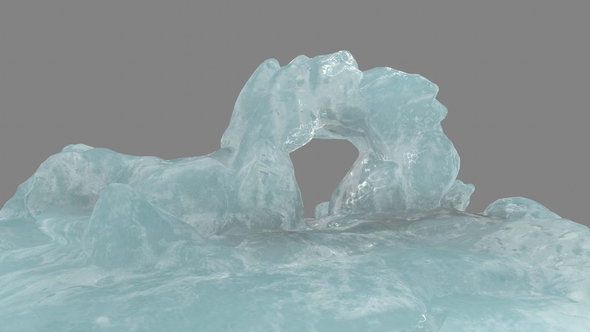 Ice Cave - 3D Model by icekazim