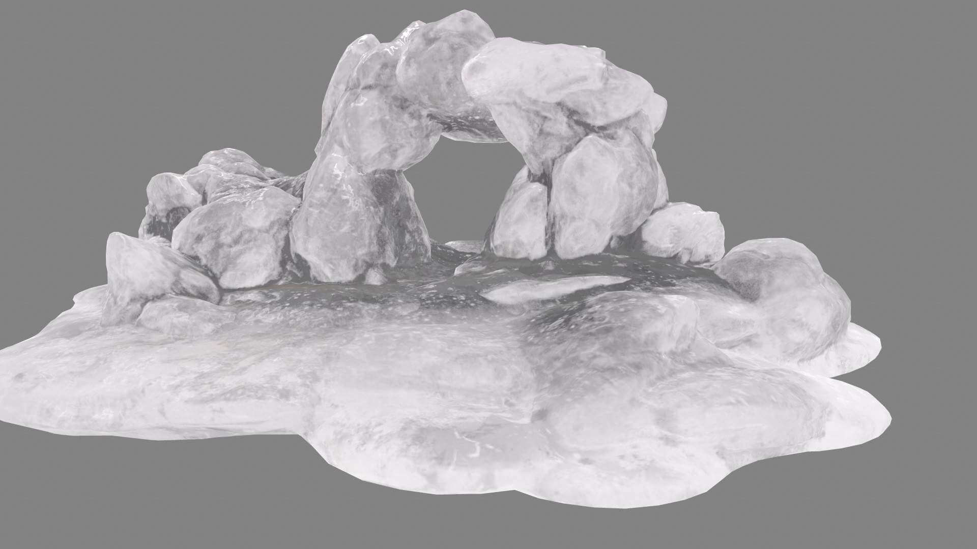 Ice Cave - 3D Model by icekazim