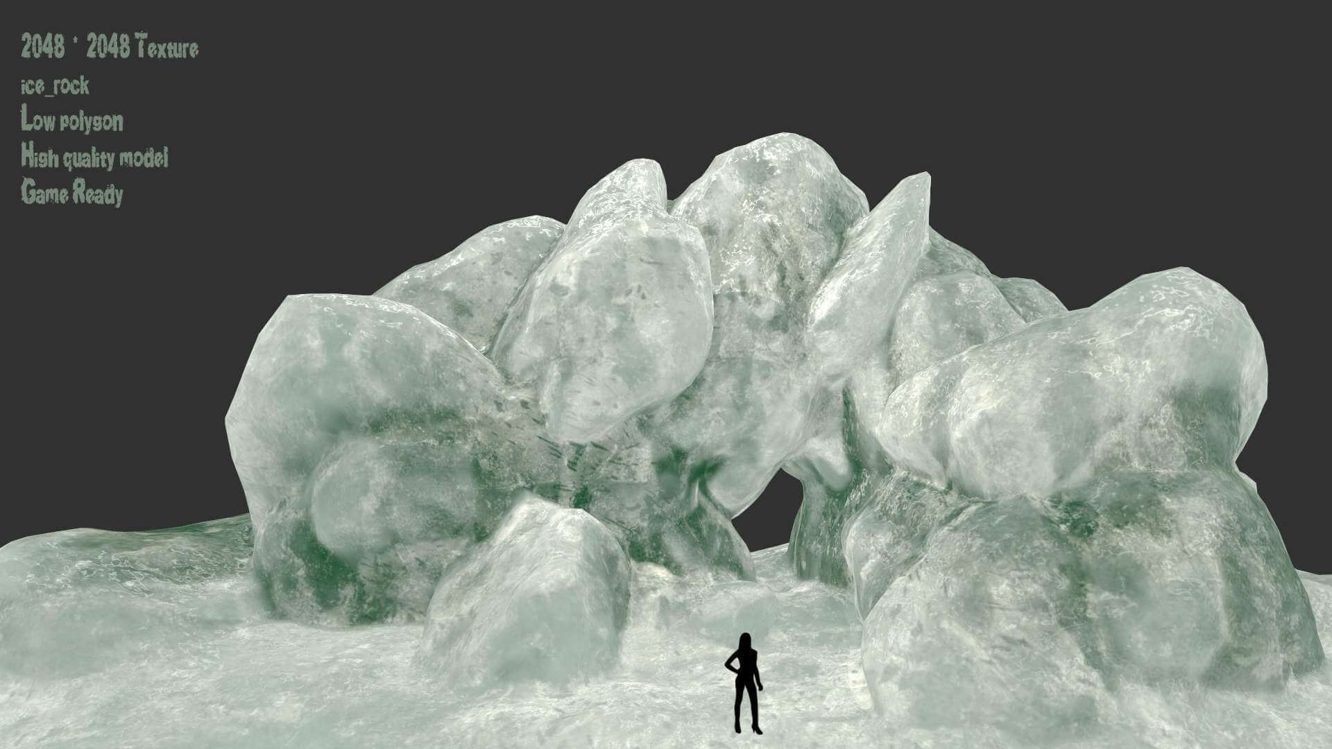 Ice Cave - 3D Model by icekazim