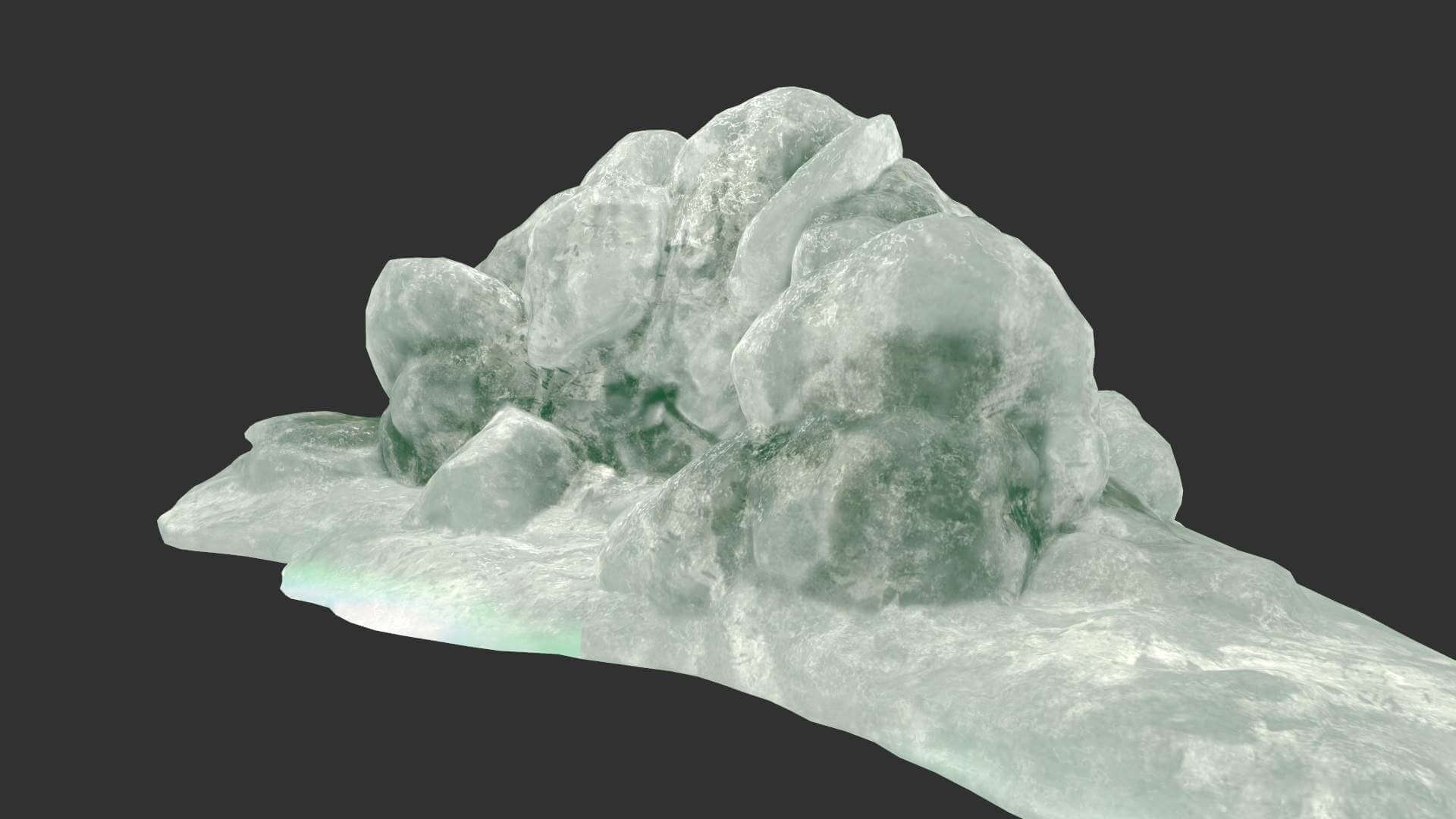 Ice Cave - 3D Model by icekazim