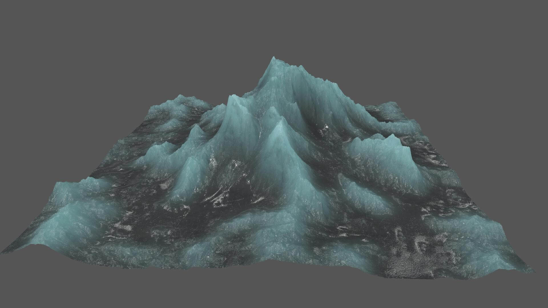 Ice Mountain - 3D Model by icekazim