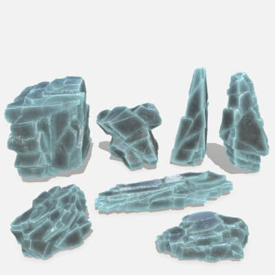 ice Rock 2 - 3D Model by icekazim