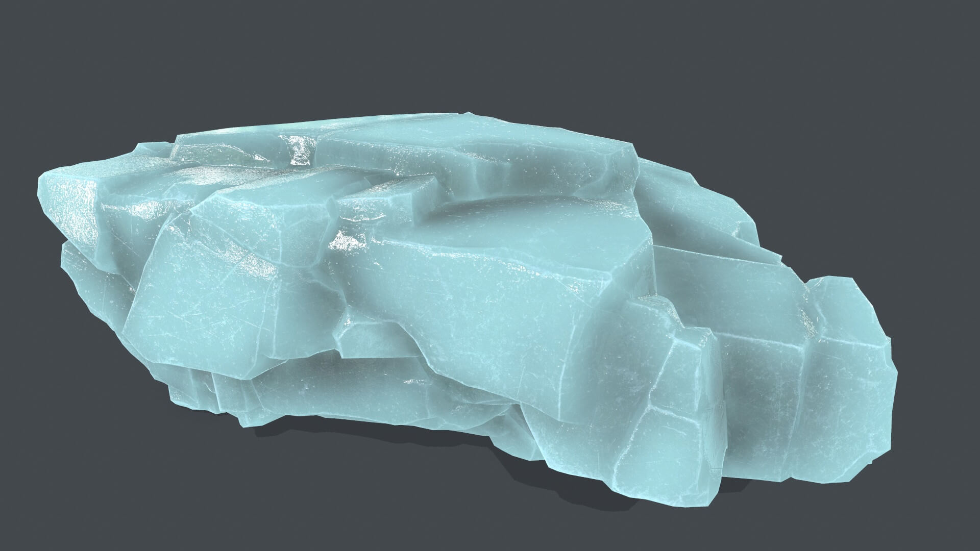 Ice Rock 3 - 3D Model by icekazim