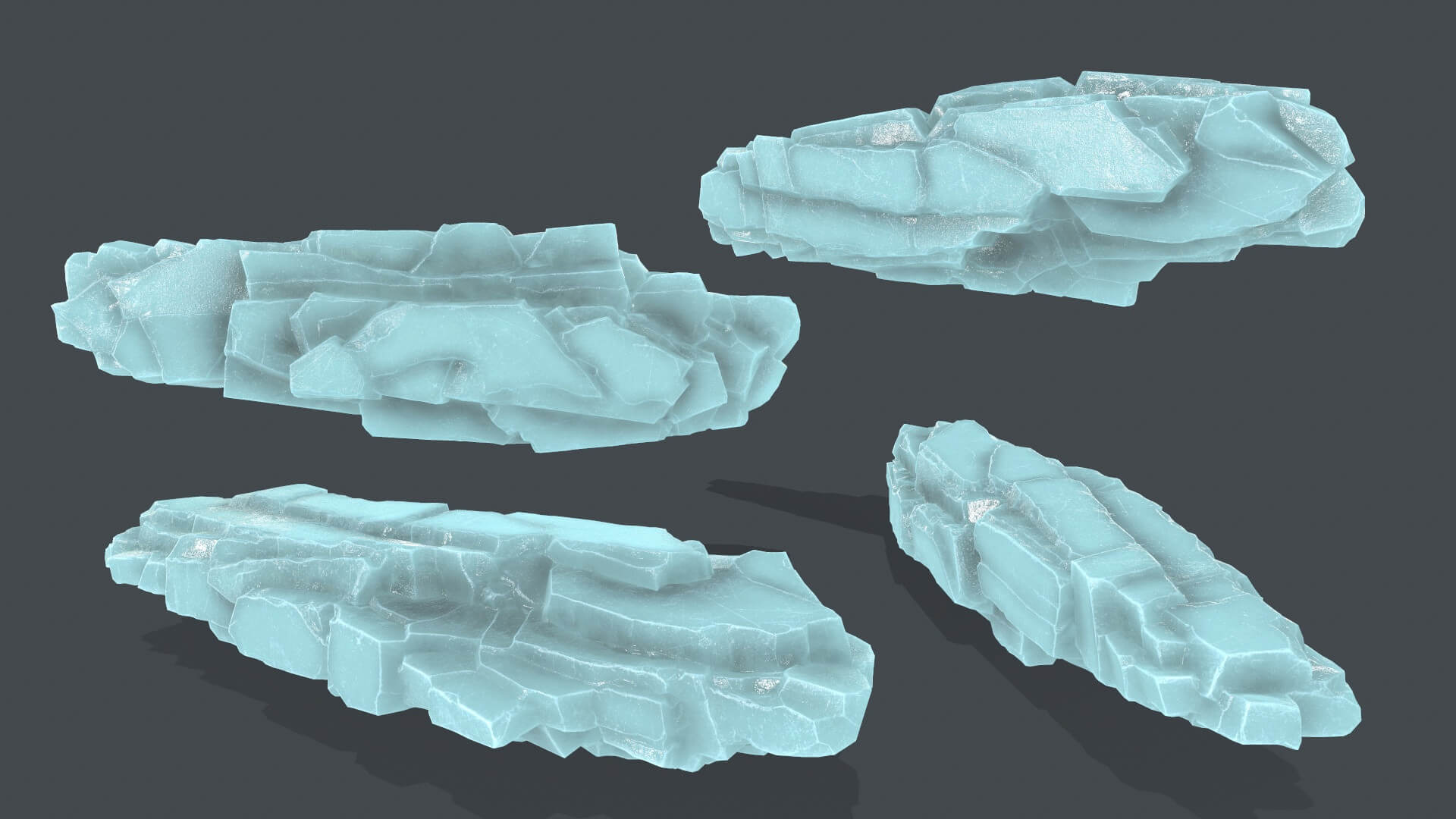 Ice Rock 3 - 3D Model by icekazim