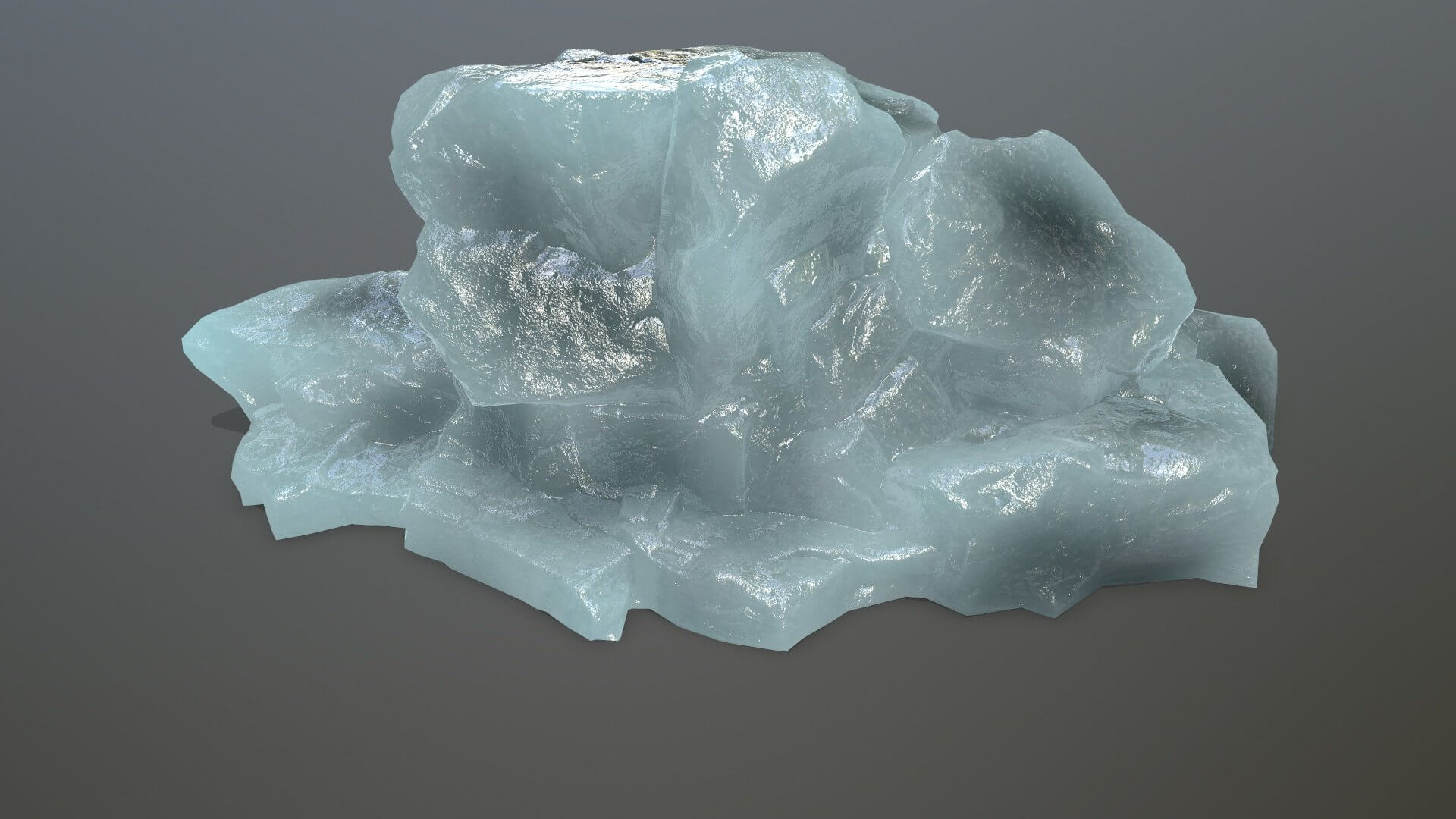 Ice Rock - 3D Model by icekazim