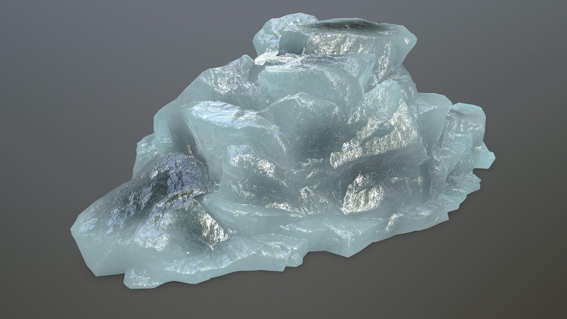 Ice Rock - 3D Model by icekazim