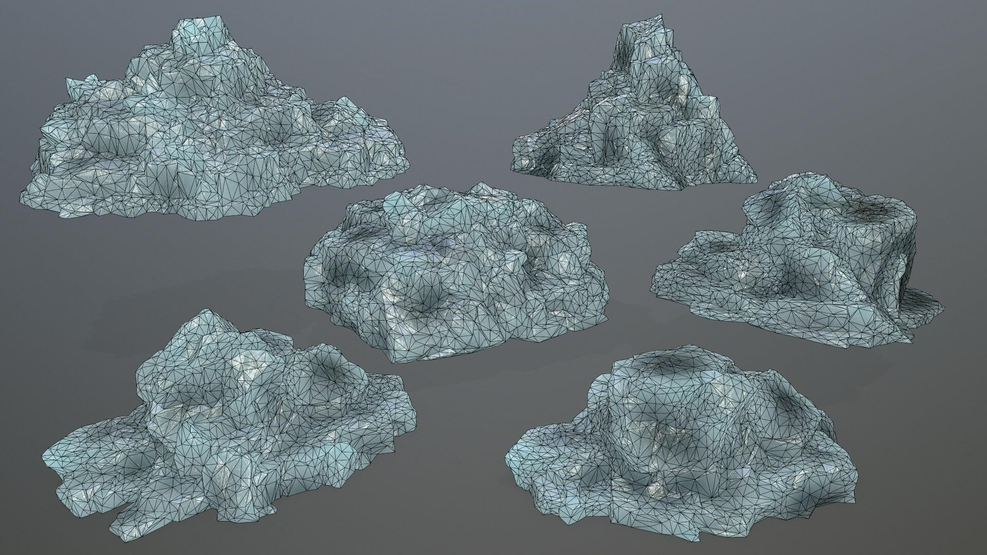 Ice Rock - 3D Model by icekazim