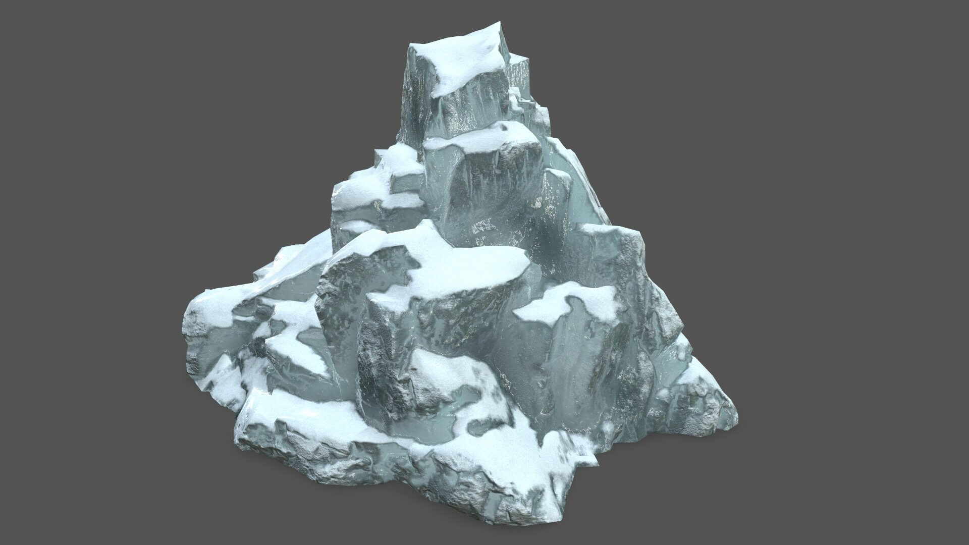 Ice Rocks - 3D Model by icekazim