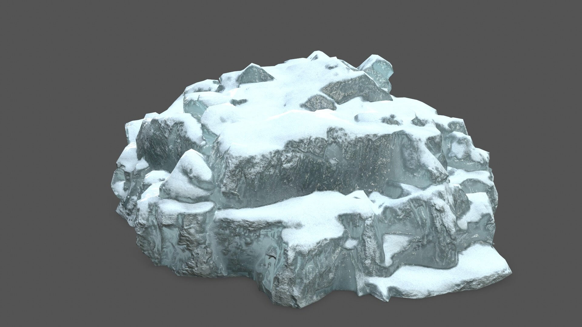 Ice Rocks - 3D Model by icekazim