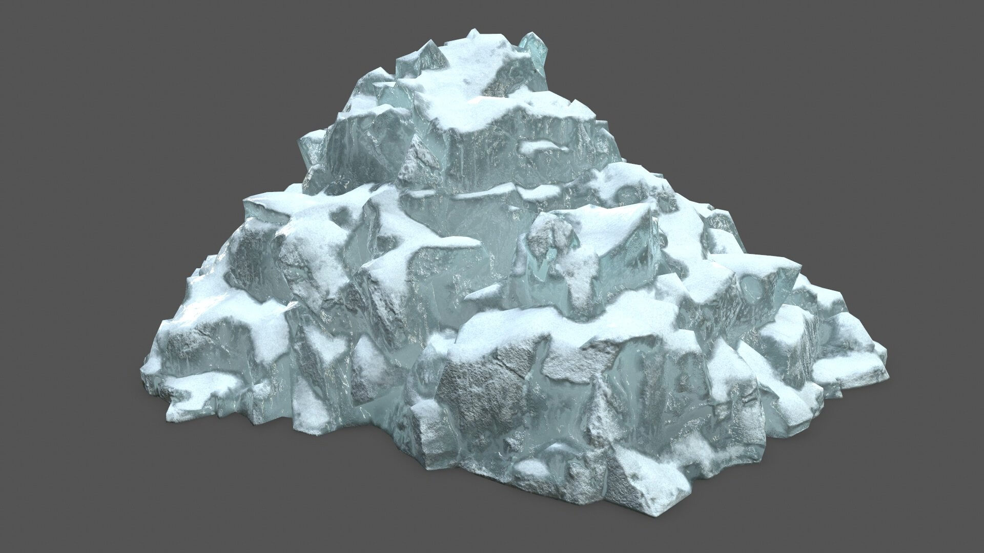 Ice Rocks - 3D Model by icekazim