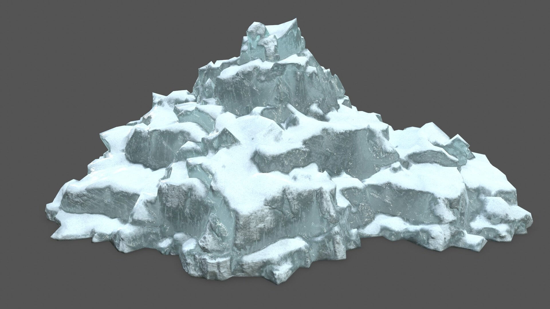 Ice Rocks - 3D Model by icekazim