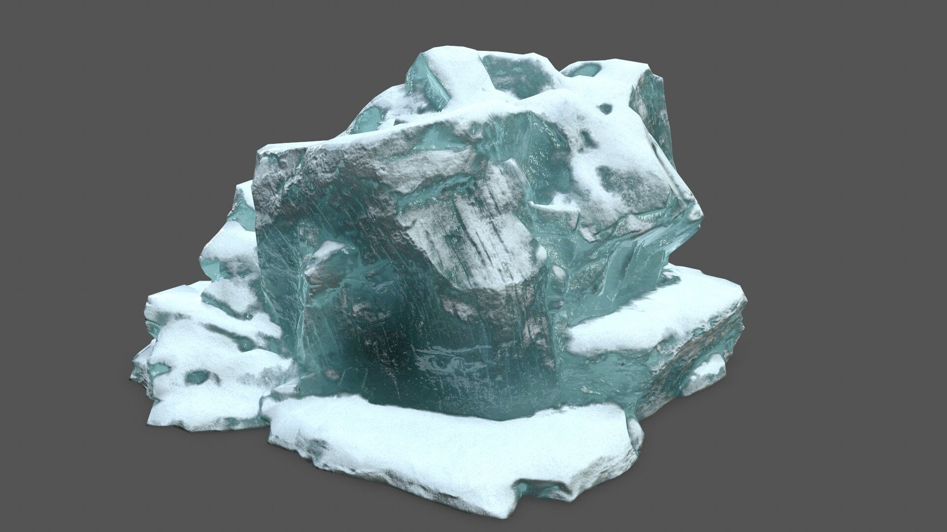 Ice Rocks - 3D Model by icekazim