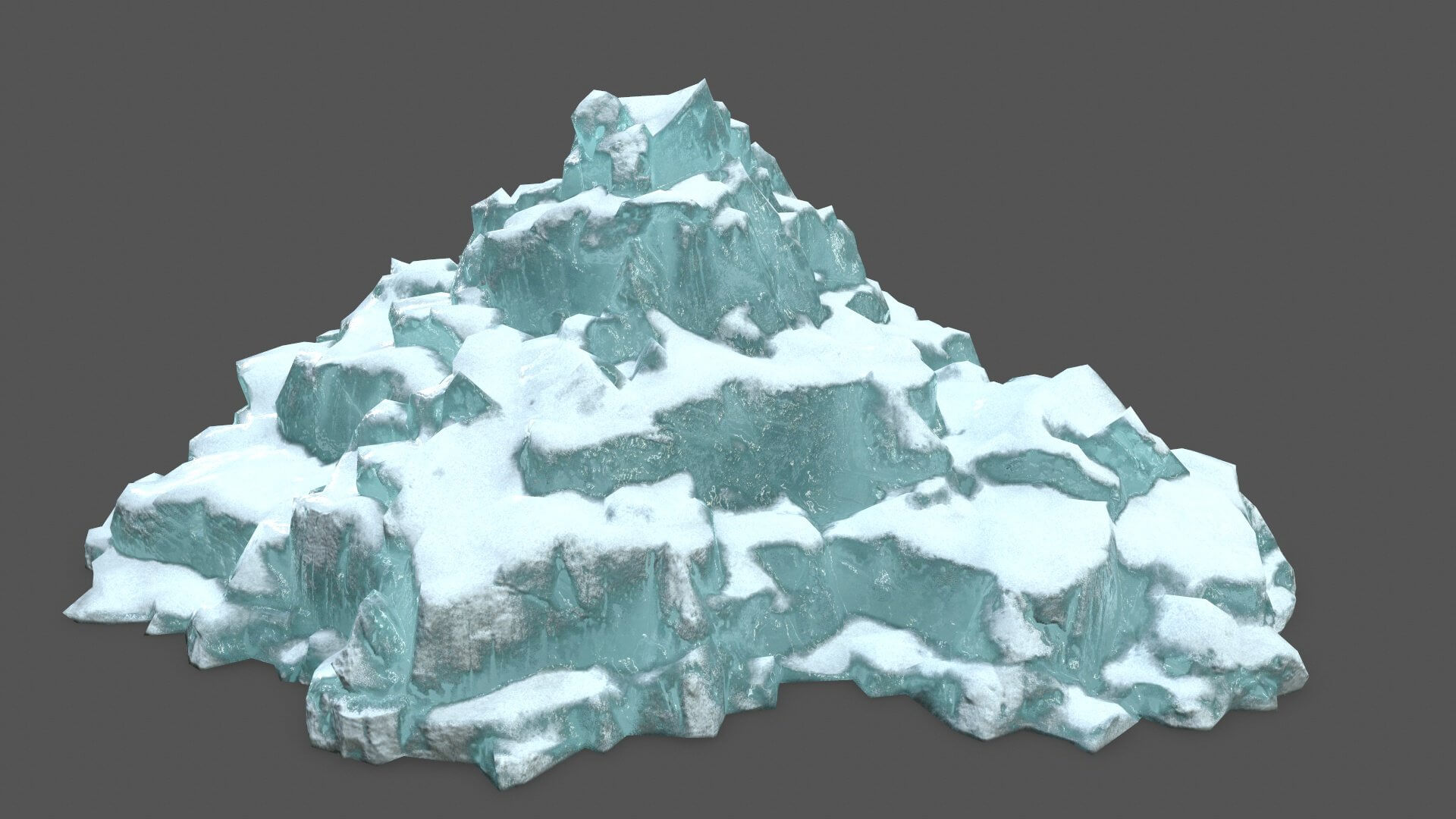 Ice Rocks - 3D Model by icekazim