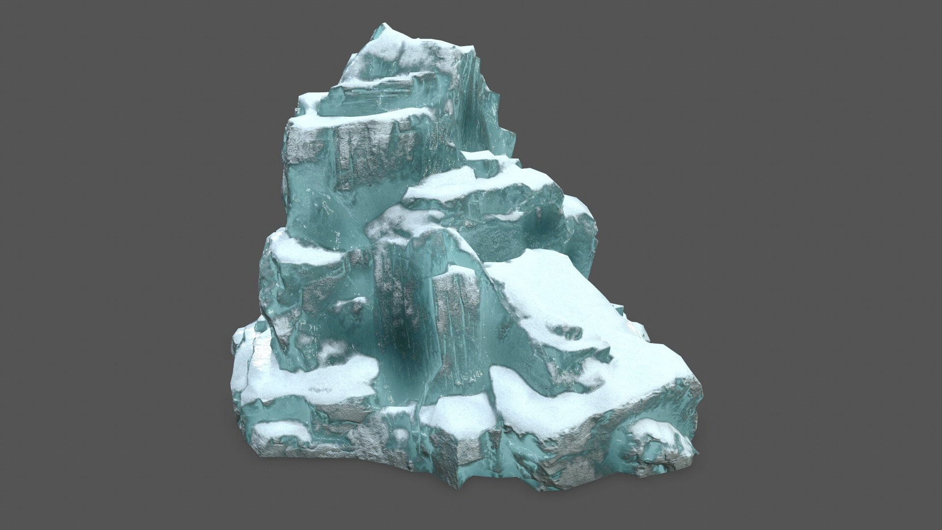 Ice Rocks - 3D Model by icekazim