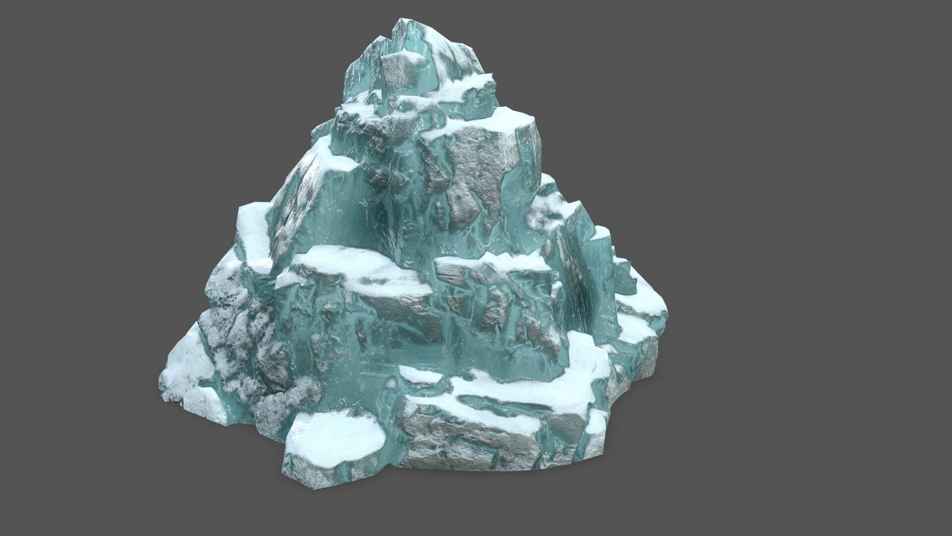 Ice Rocks - 3D Model by icekazim