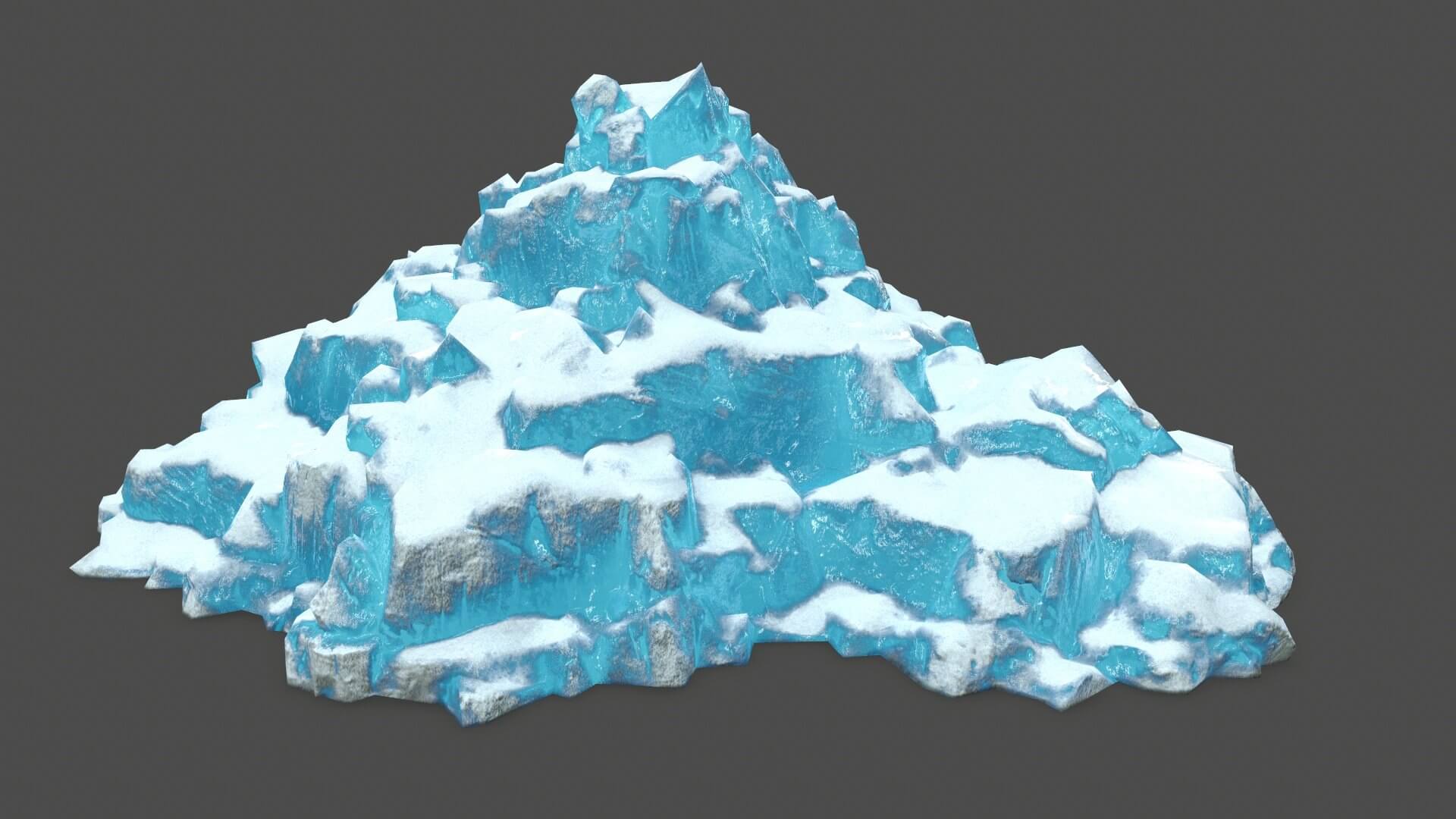 Ice Rocks - 3D Model by icekazim