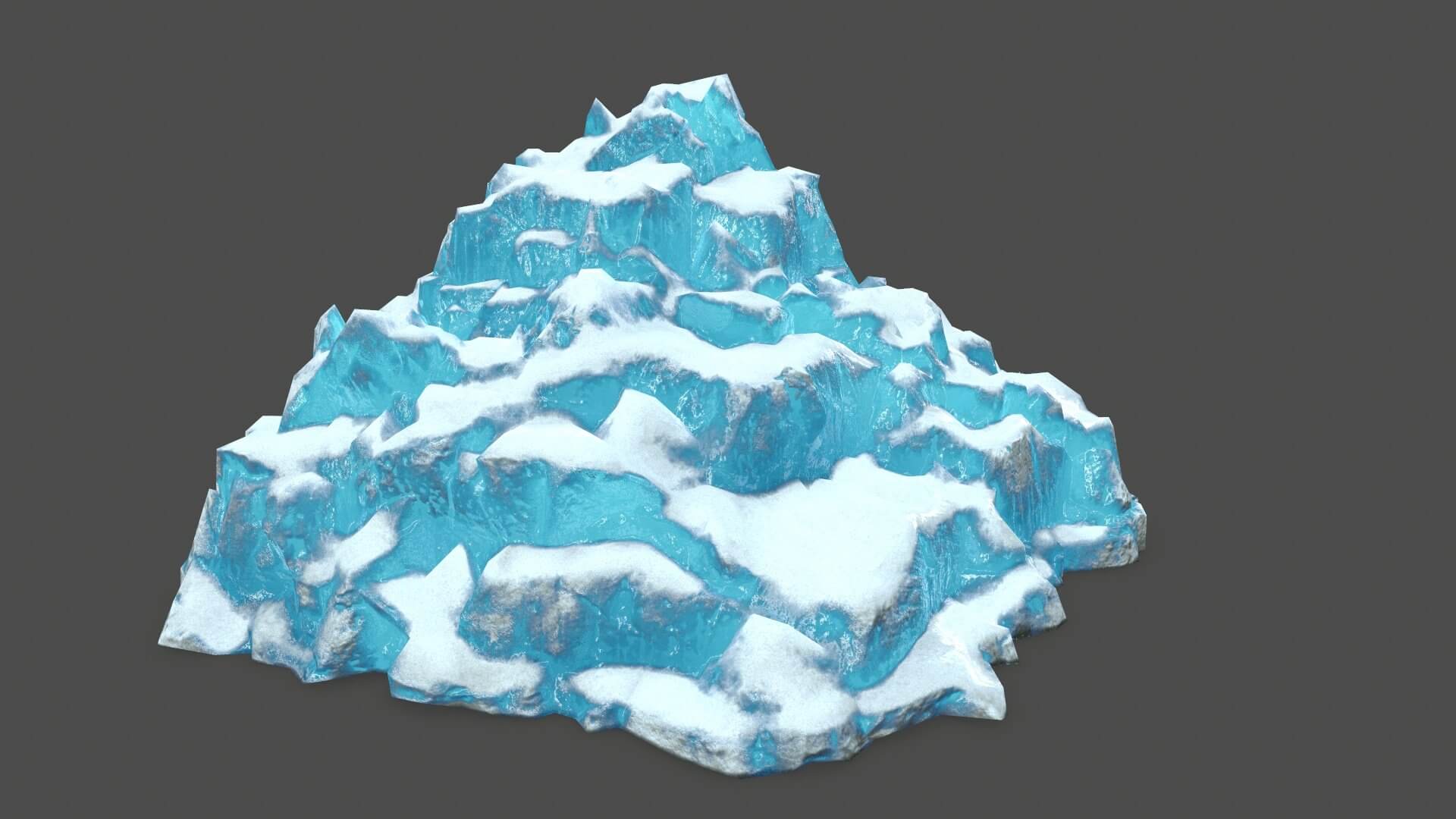 Ice Rocks - 3D Model by icekazim