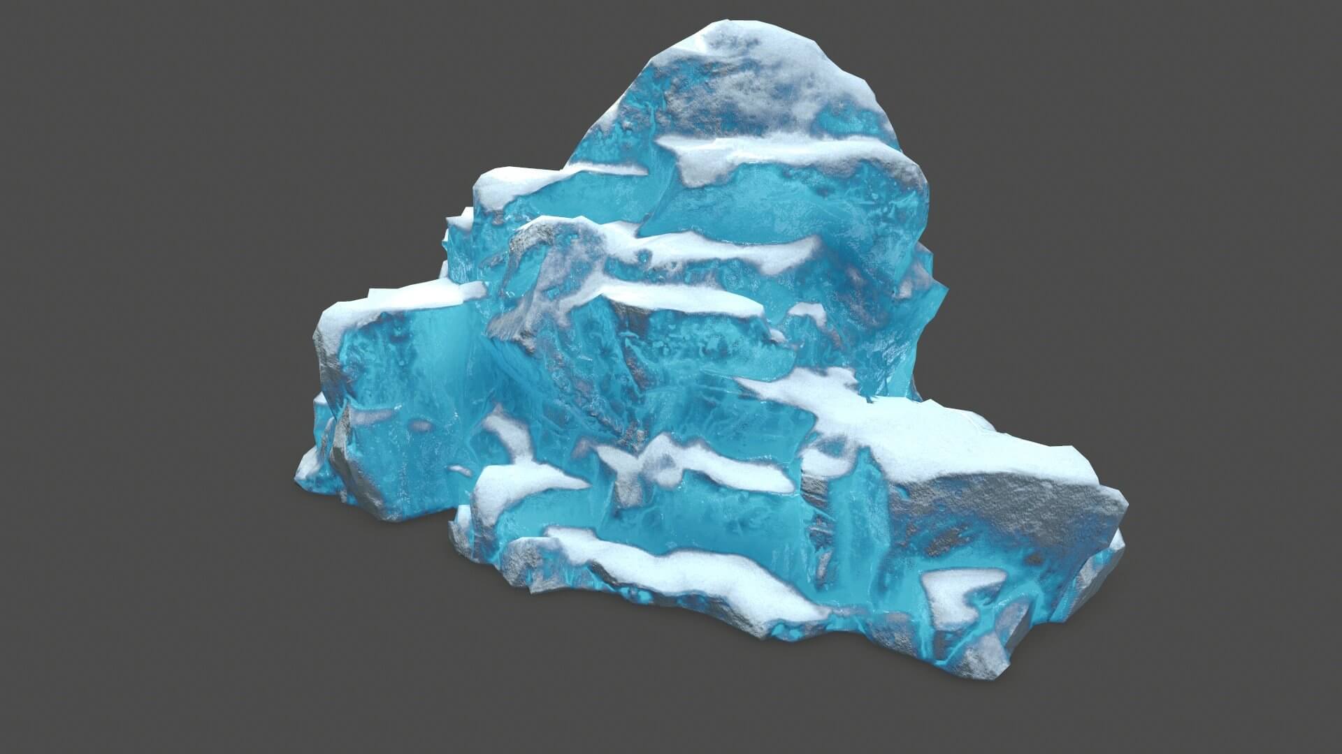 Ice Rocks - 3D Model by icekazim