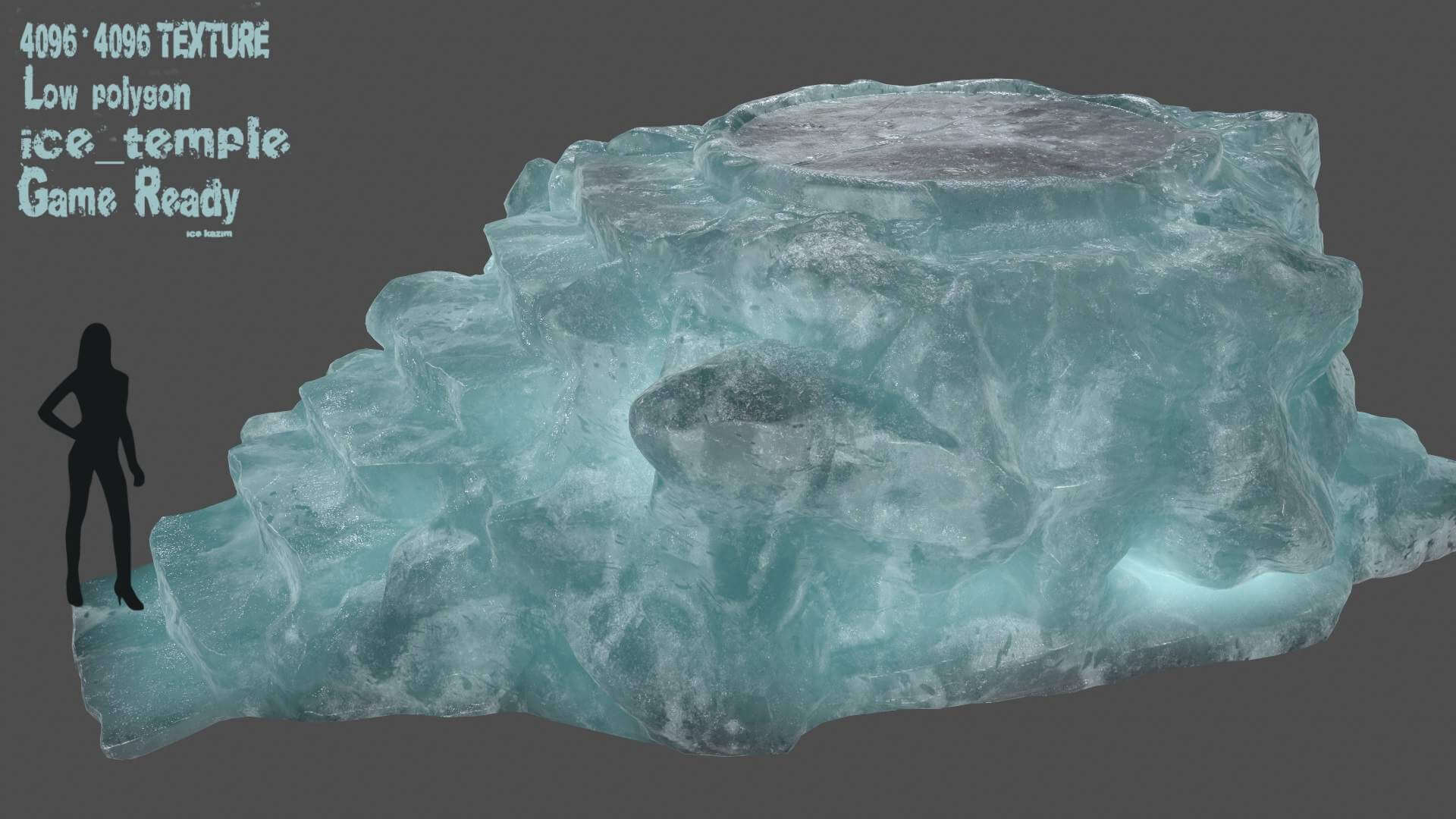 Ice Temple - 3D Model by icekazim