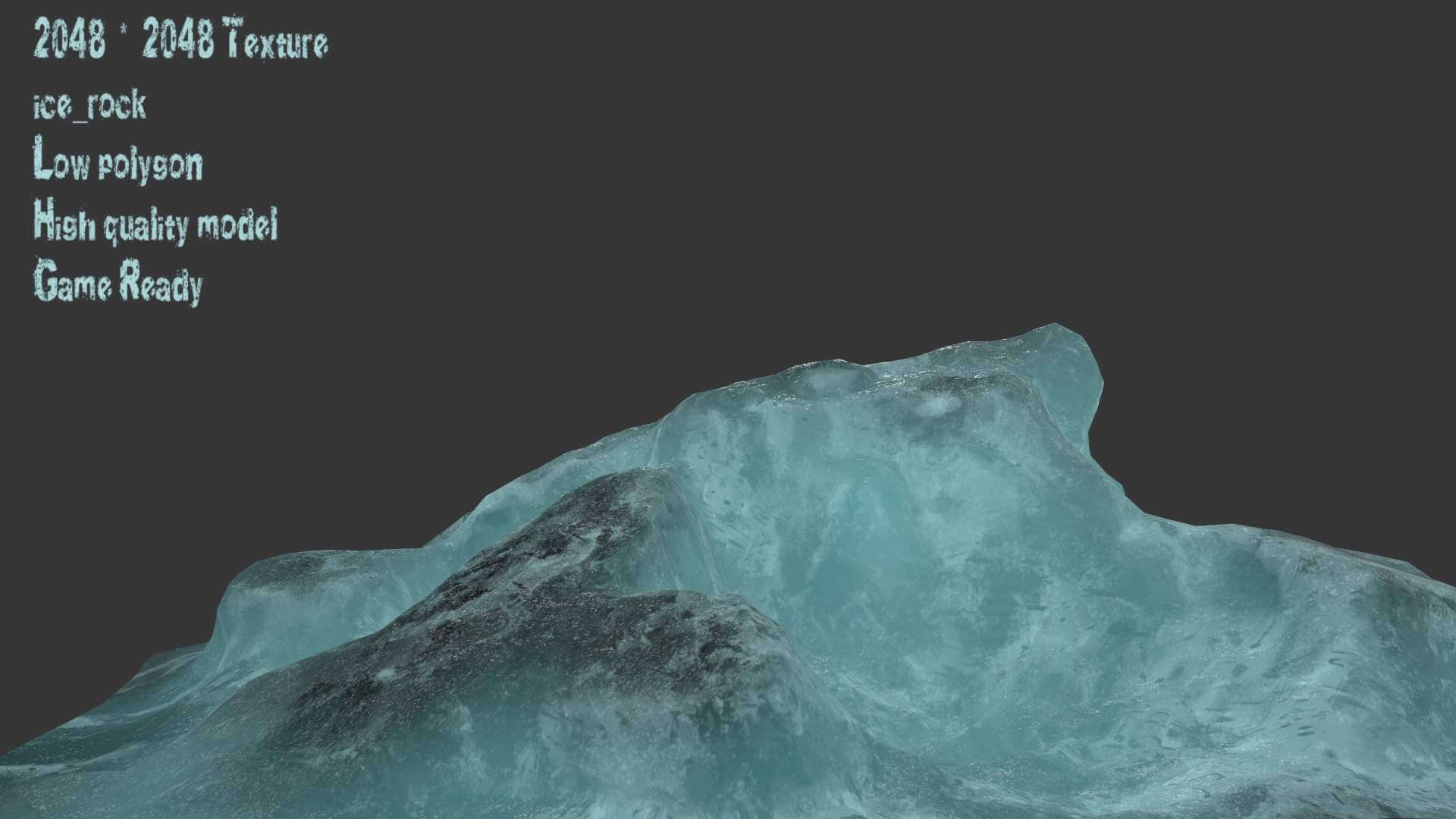 Ice 3D Model