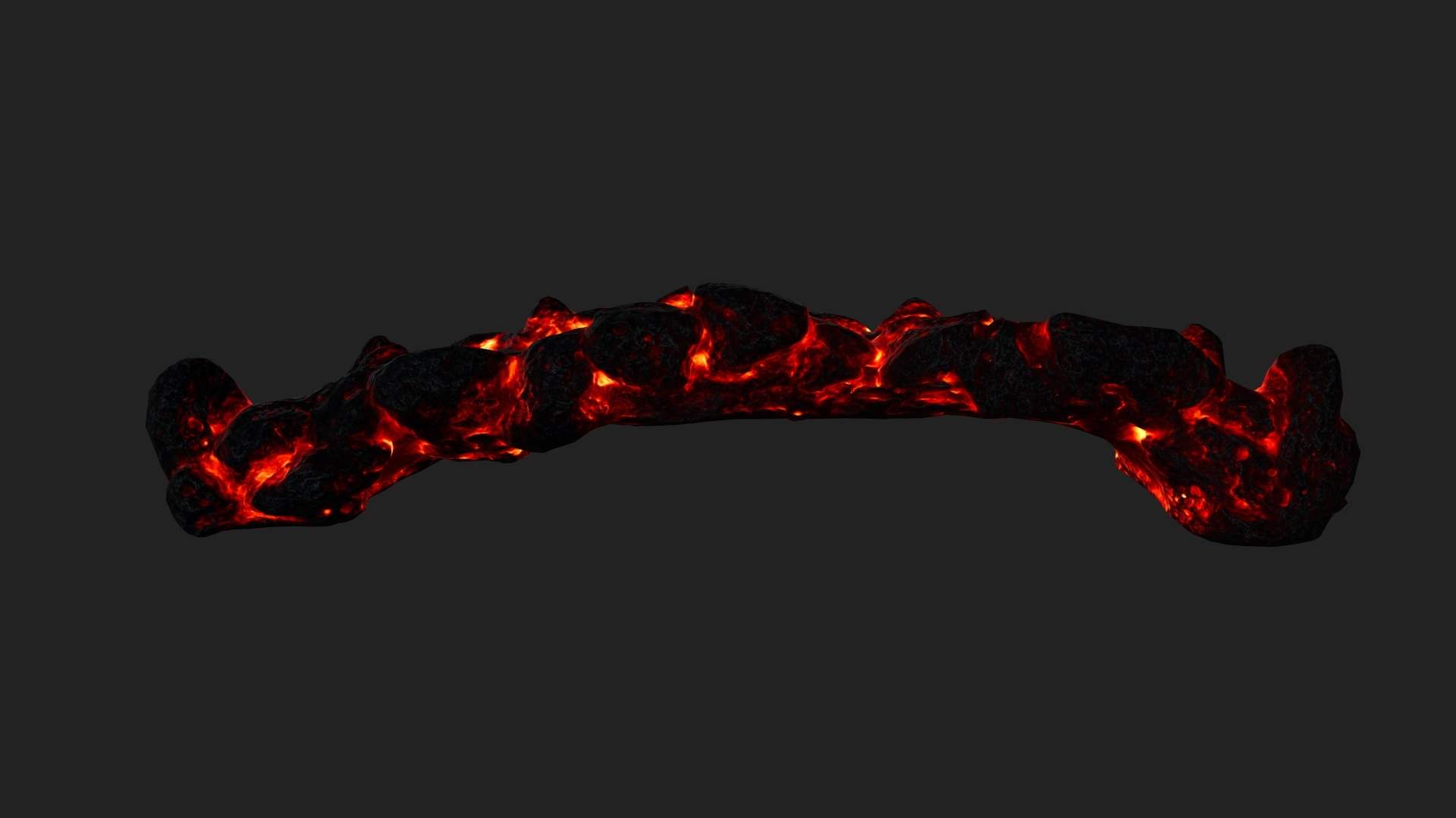 Lava Old Bridge - 3D Model by icekazim