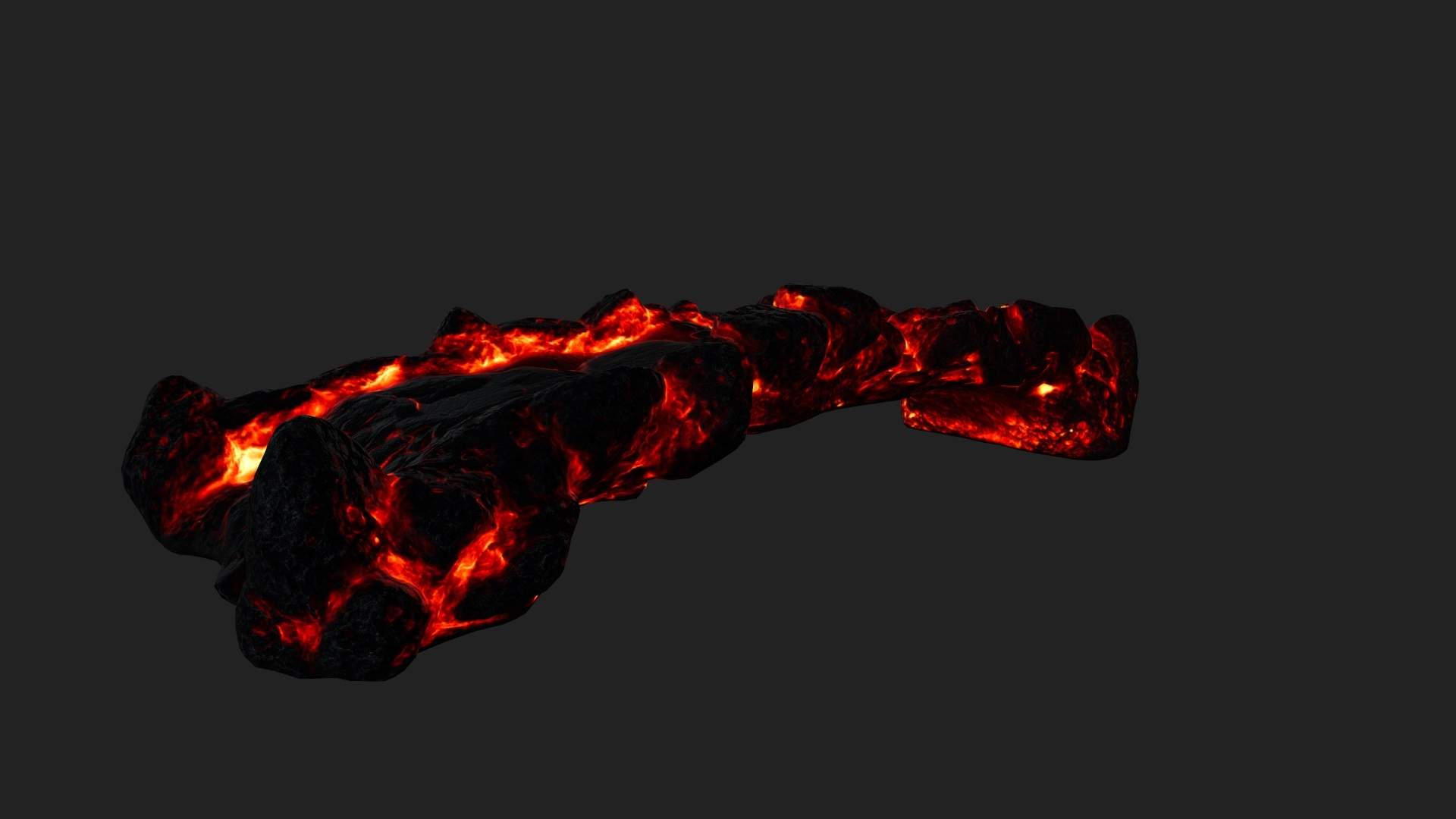 Lava Old Bridge - 3D Model by icekazim