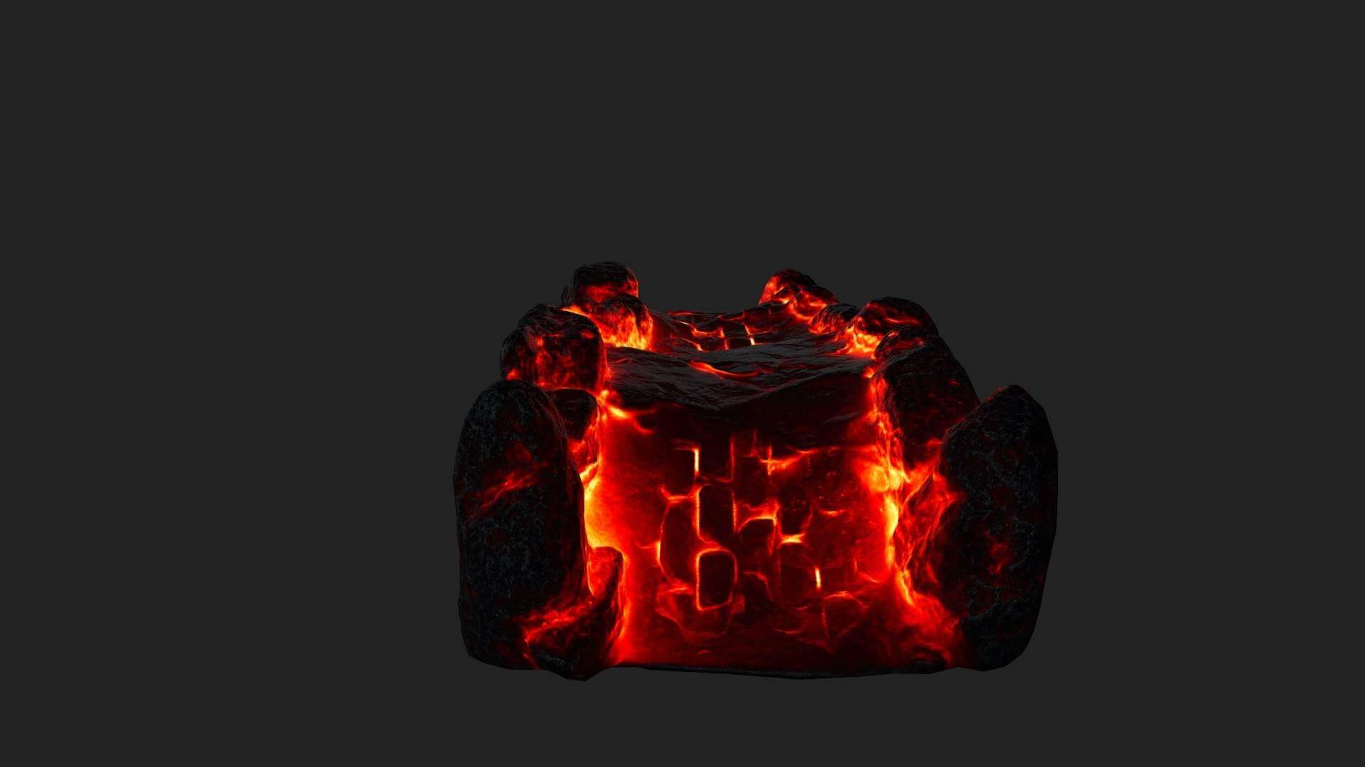 Lava Old Bridge - 3D Model by icekazim