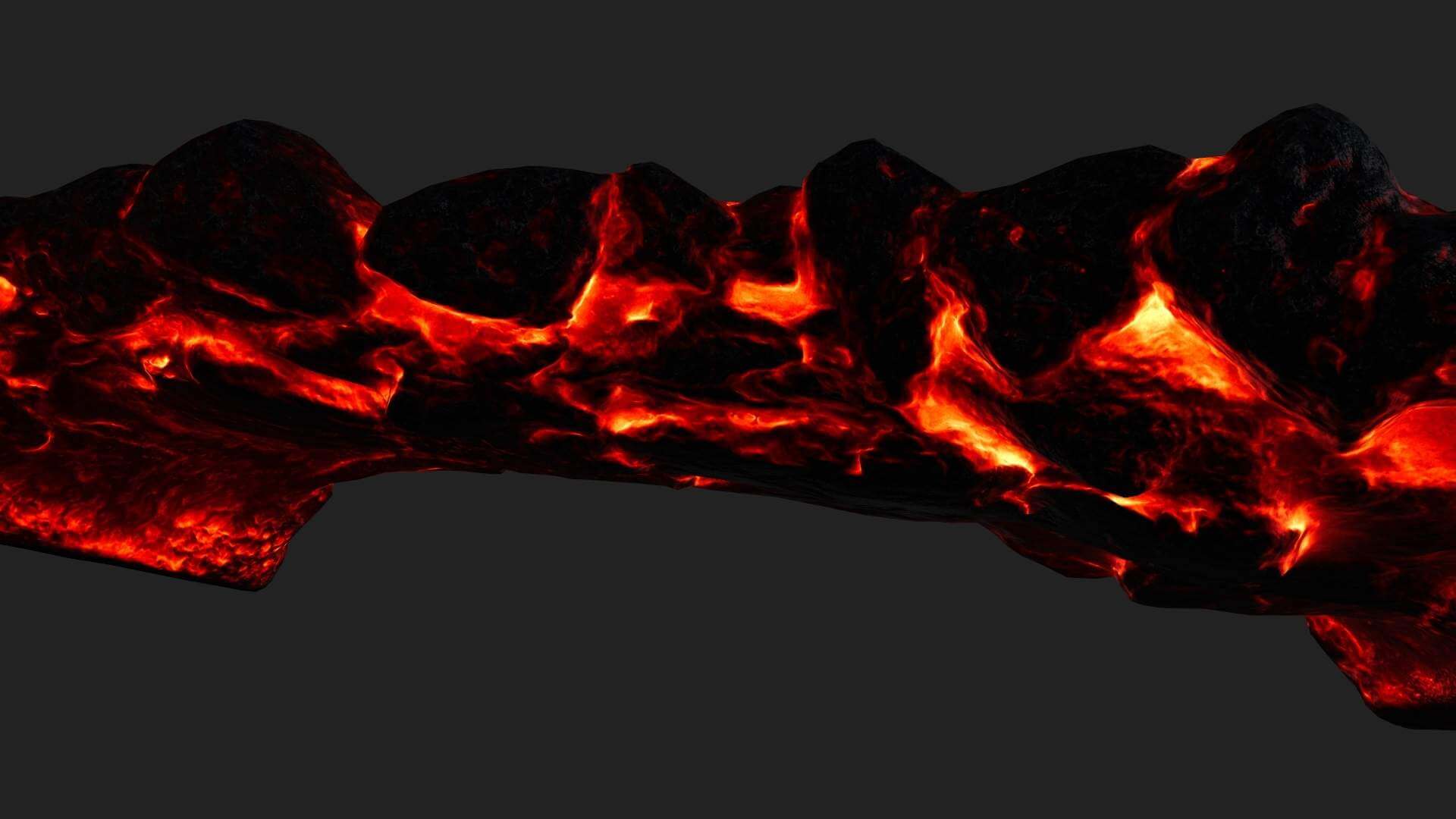 Lava Old Bridge - 3D Model by icekazim