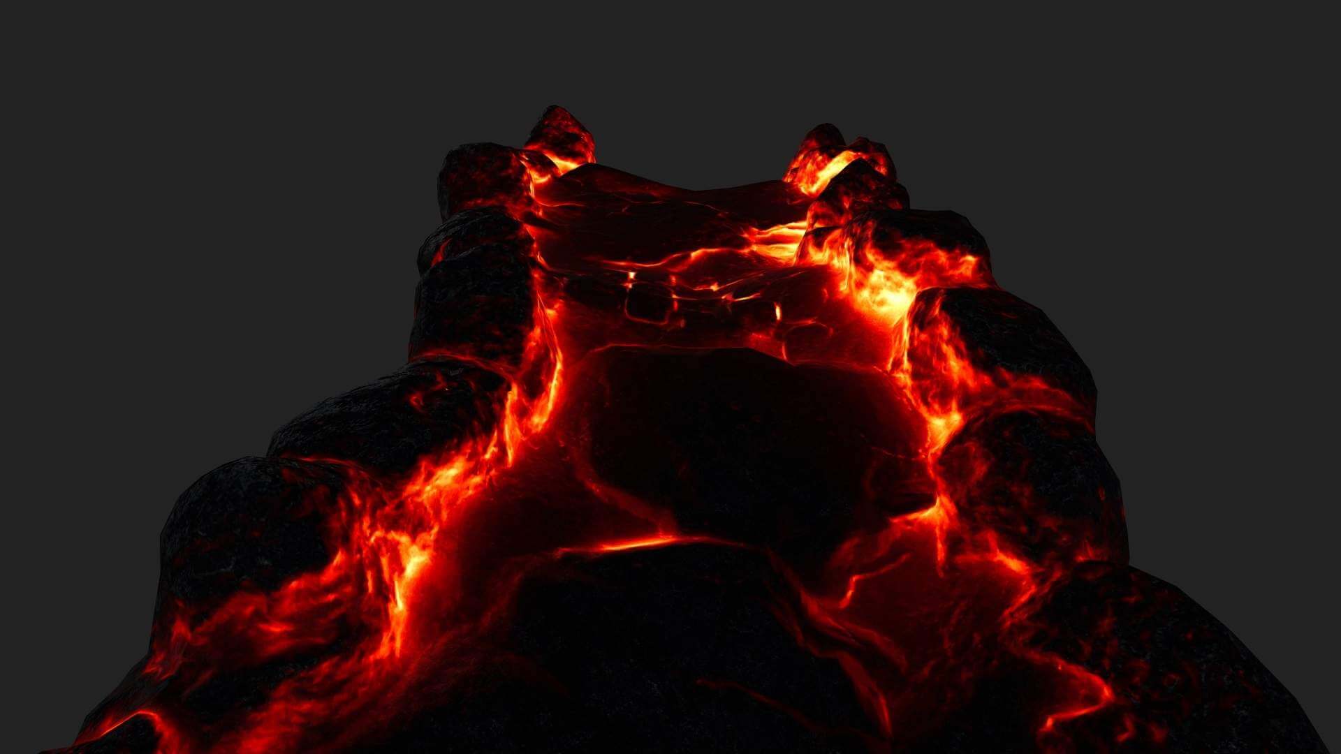 Lava Old Bridge - 3D Model by icekazim