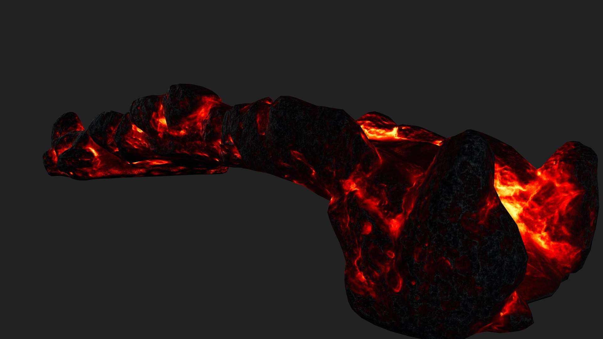 Lava Old Bridge - 3D Model by icekazim