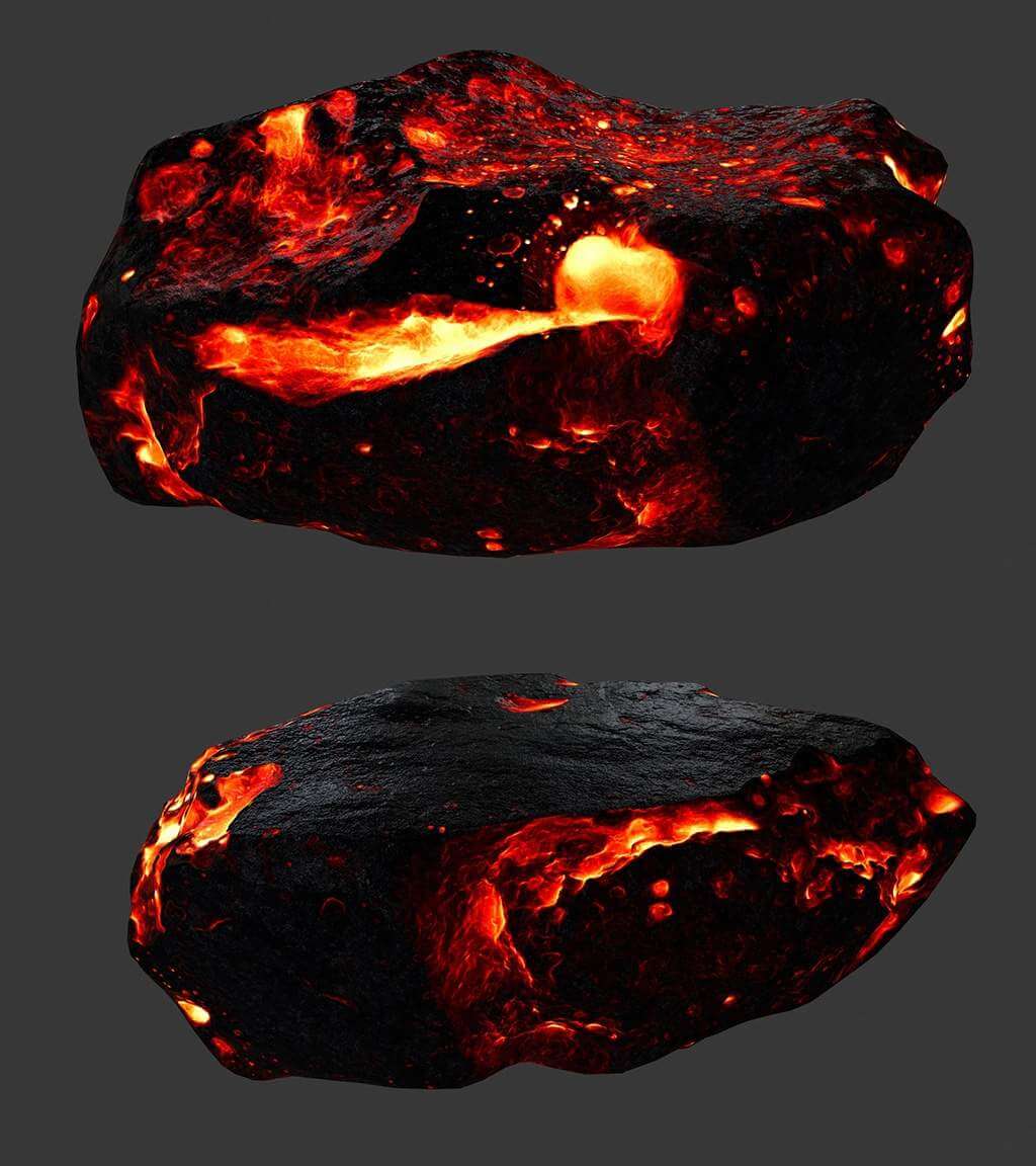 Lava Rock - 3D Model by icekazim