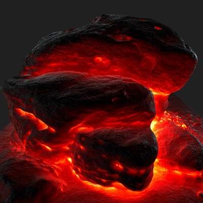 Lava Rock - 3D Model by icekazim