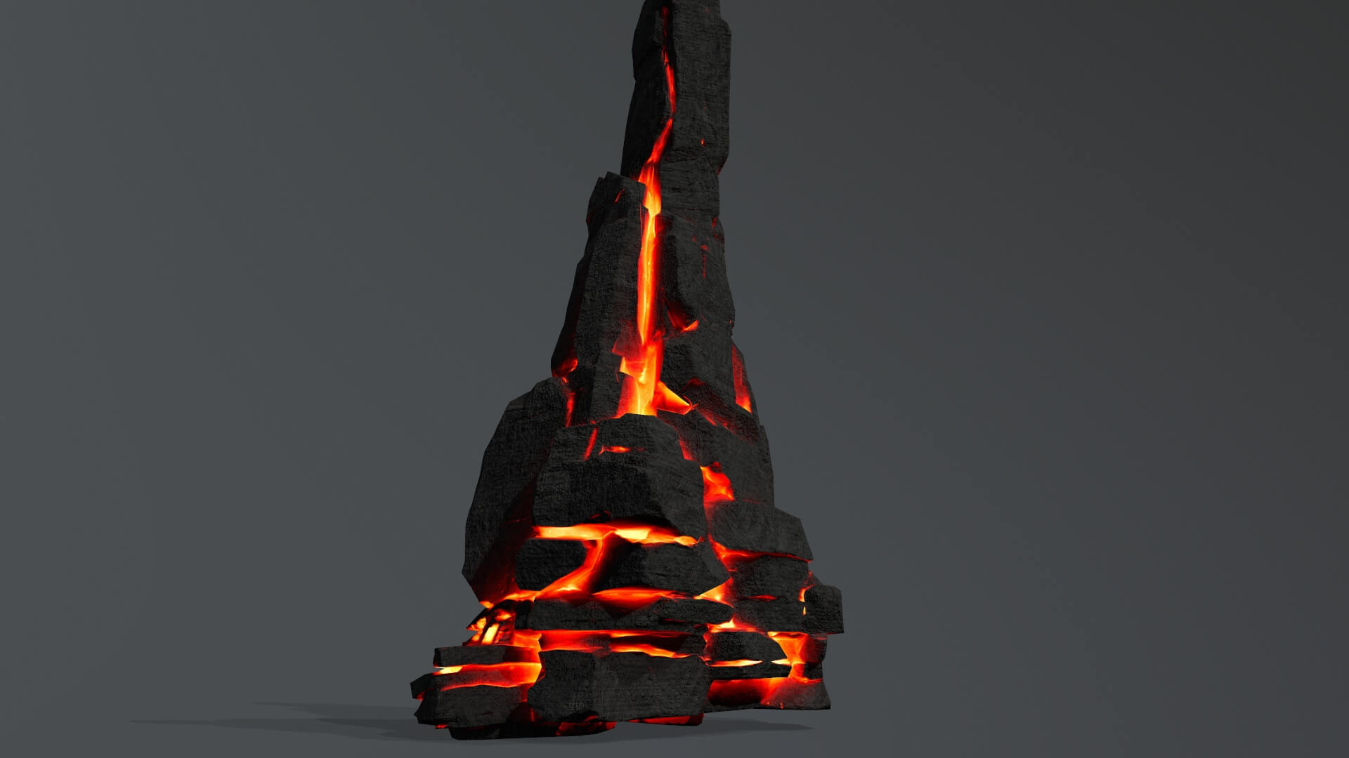 Lava Rocks 01 - 3D Model by icekazim