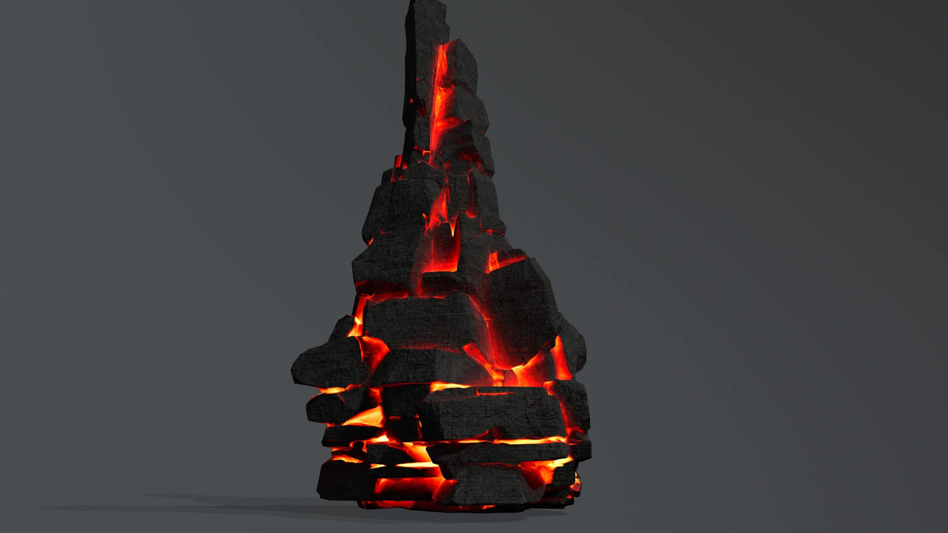 Lava Rocks 01 - 3D Model by icekazim