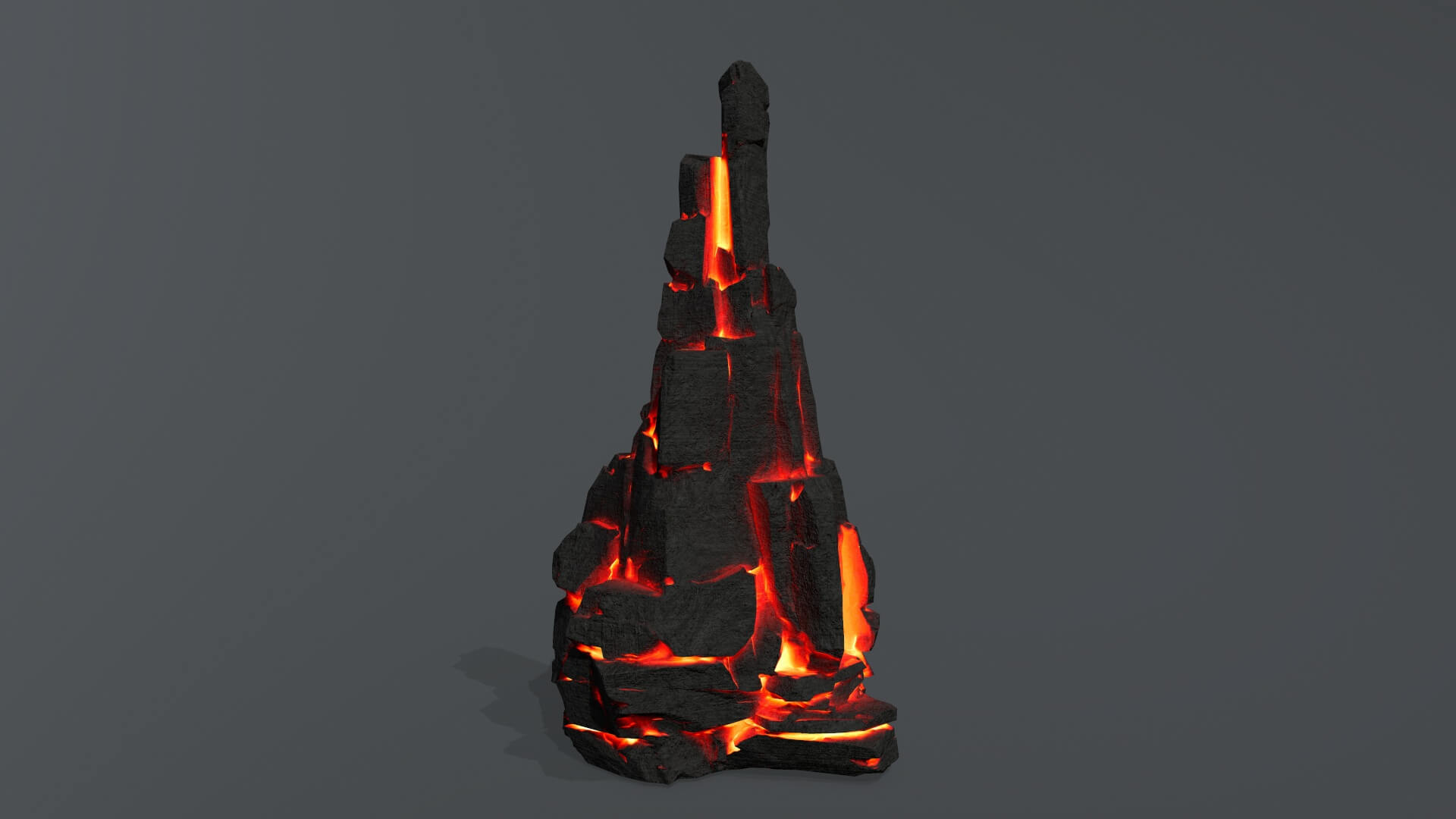 Lava Rocks 01 - 3D Model by icekazim