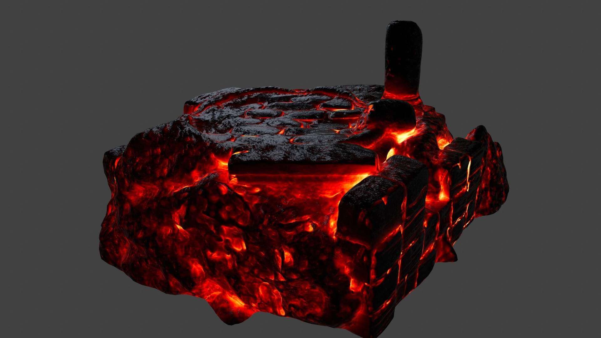 Lava Temple - 3D Model by icekazim