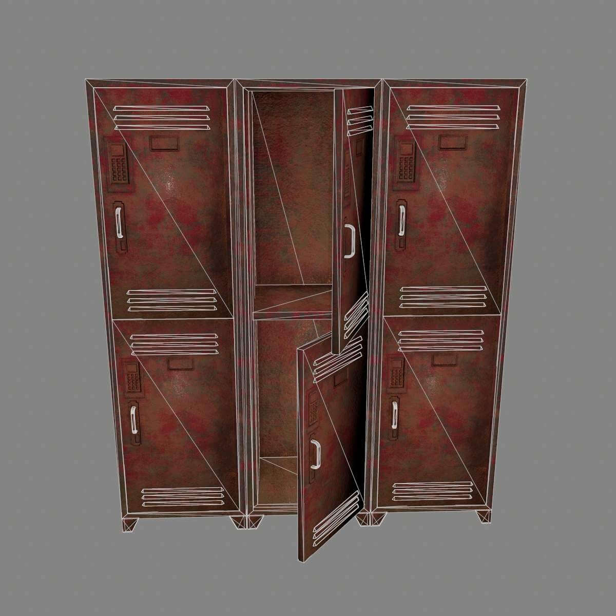 Locker - 3D Model by icekazim