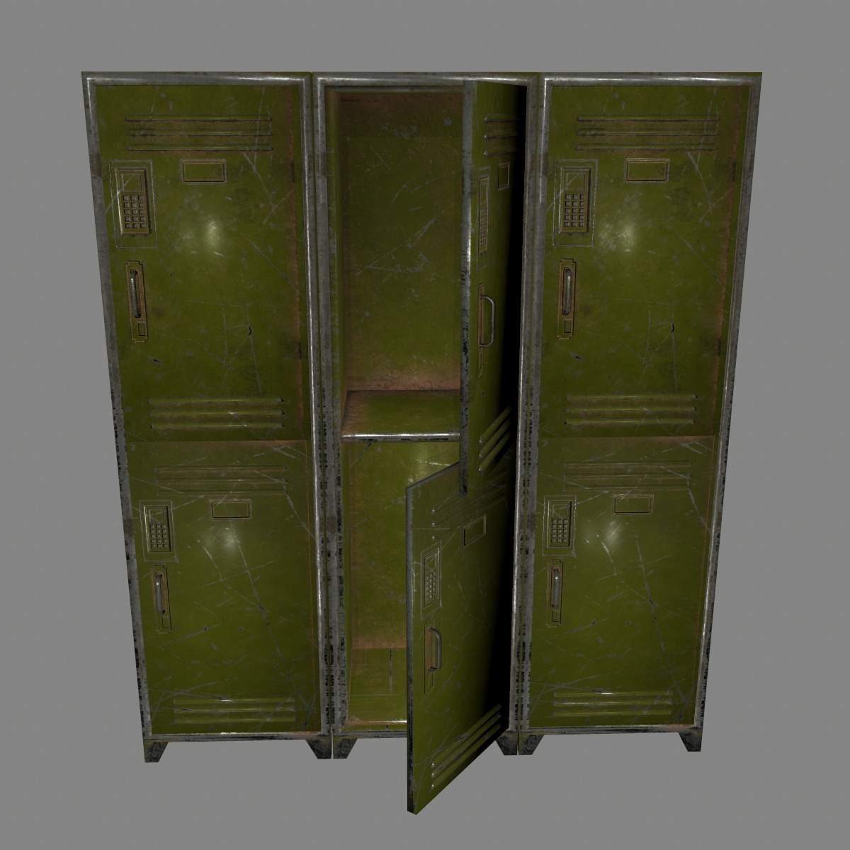 Locker - 3D Model by icekazim