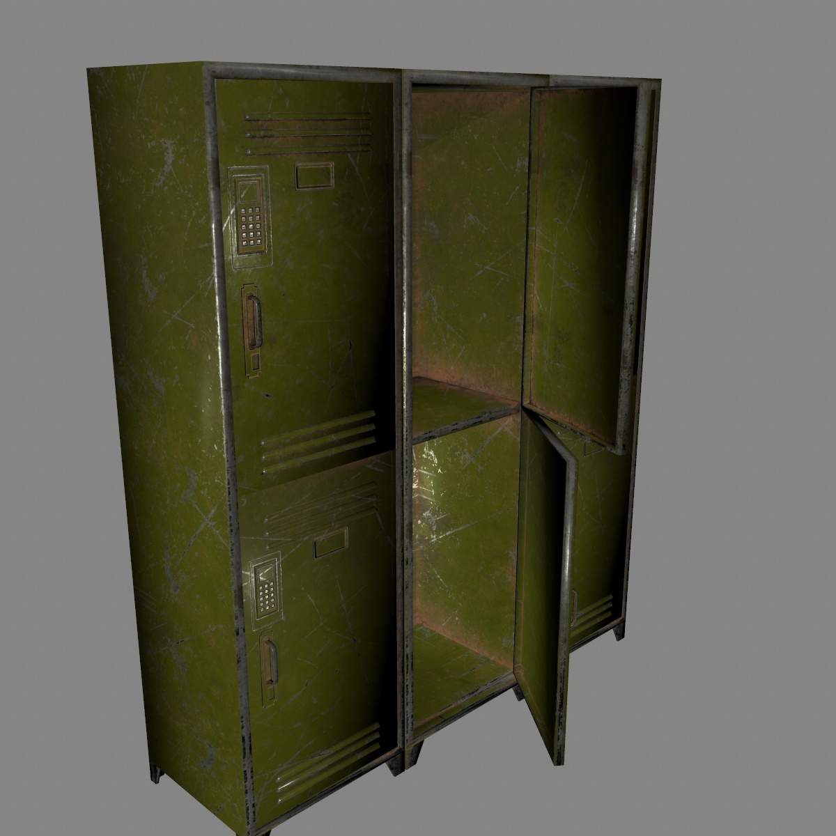 Locker - 3D Model by icekazim
