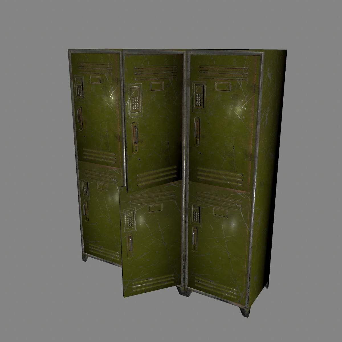 Locker - 3D Model by icekazim
