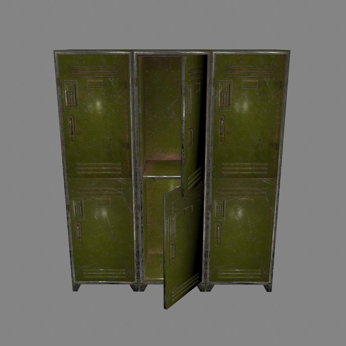 Locker - 3D Model by icekazim