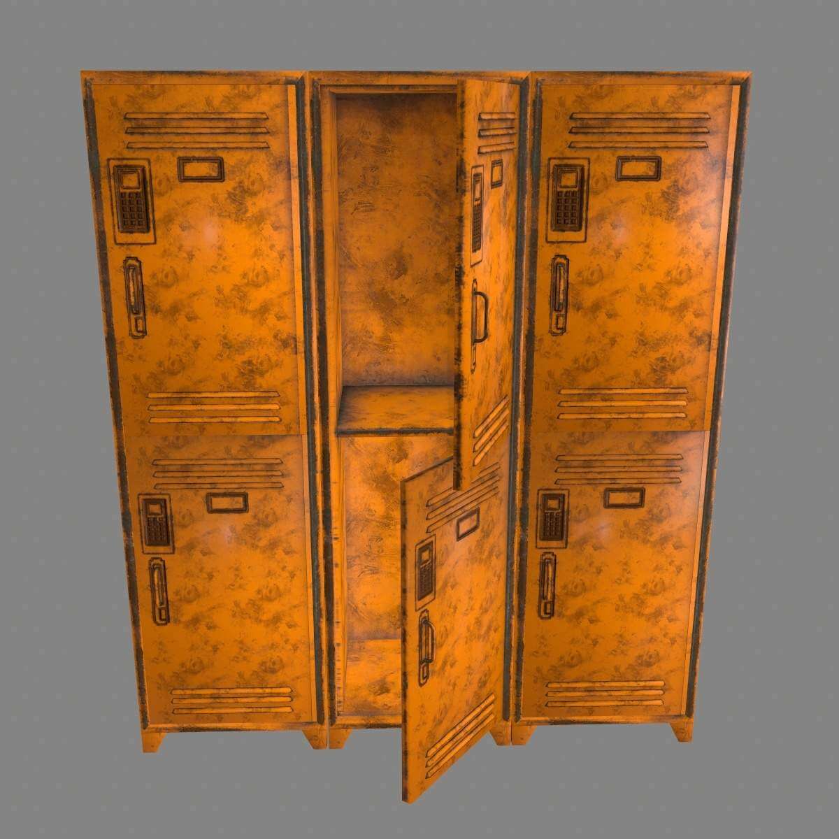 Locker - 3D Model by icekazim