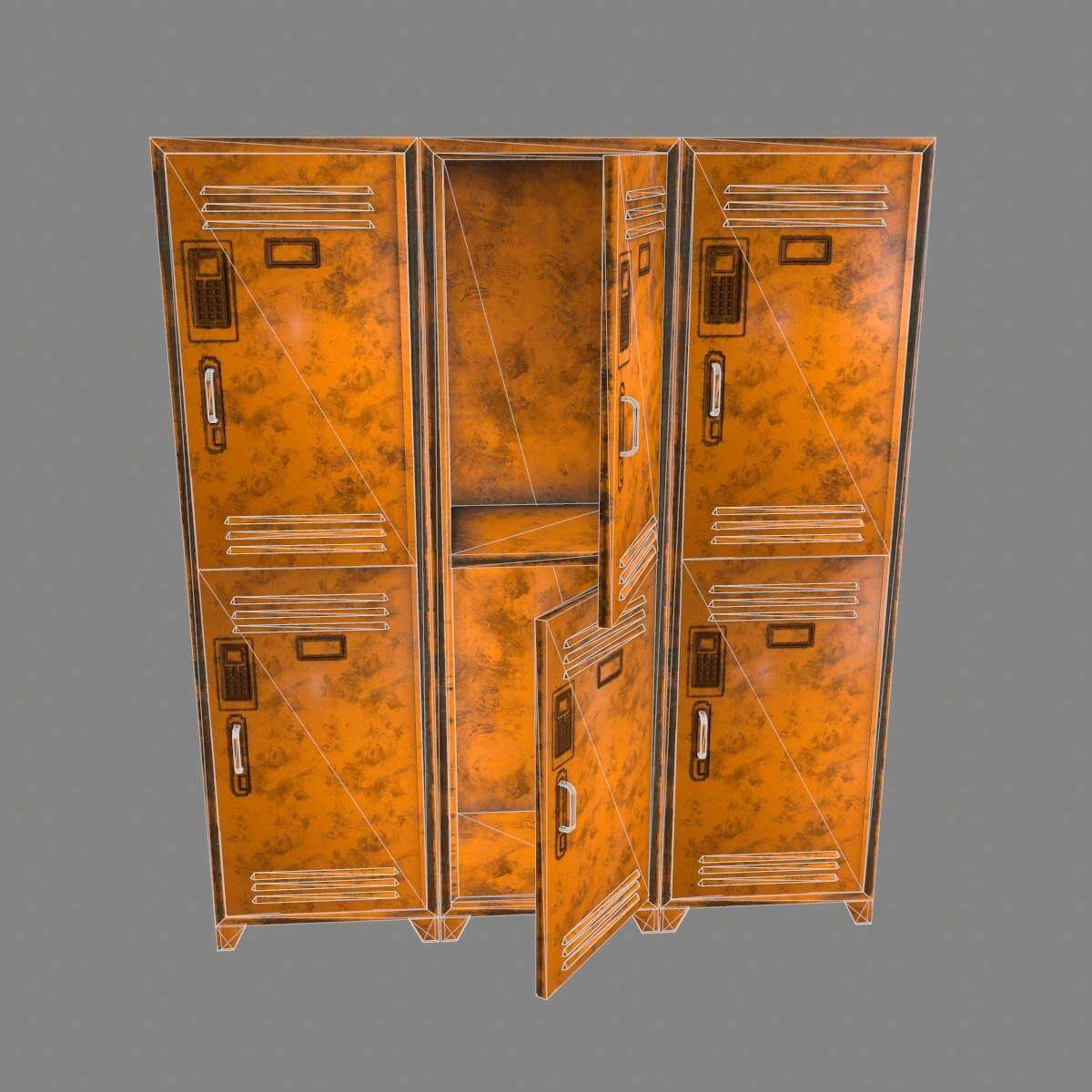 Locker - 3D Model by icekazim