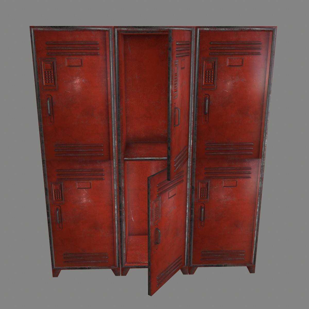 Locker - 3D Model by icekazim