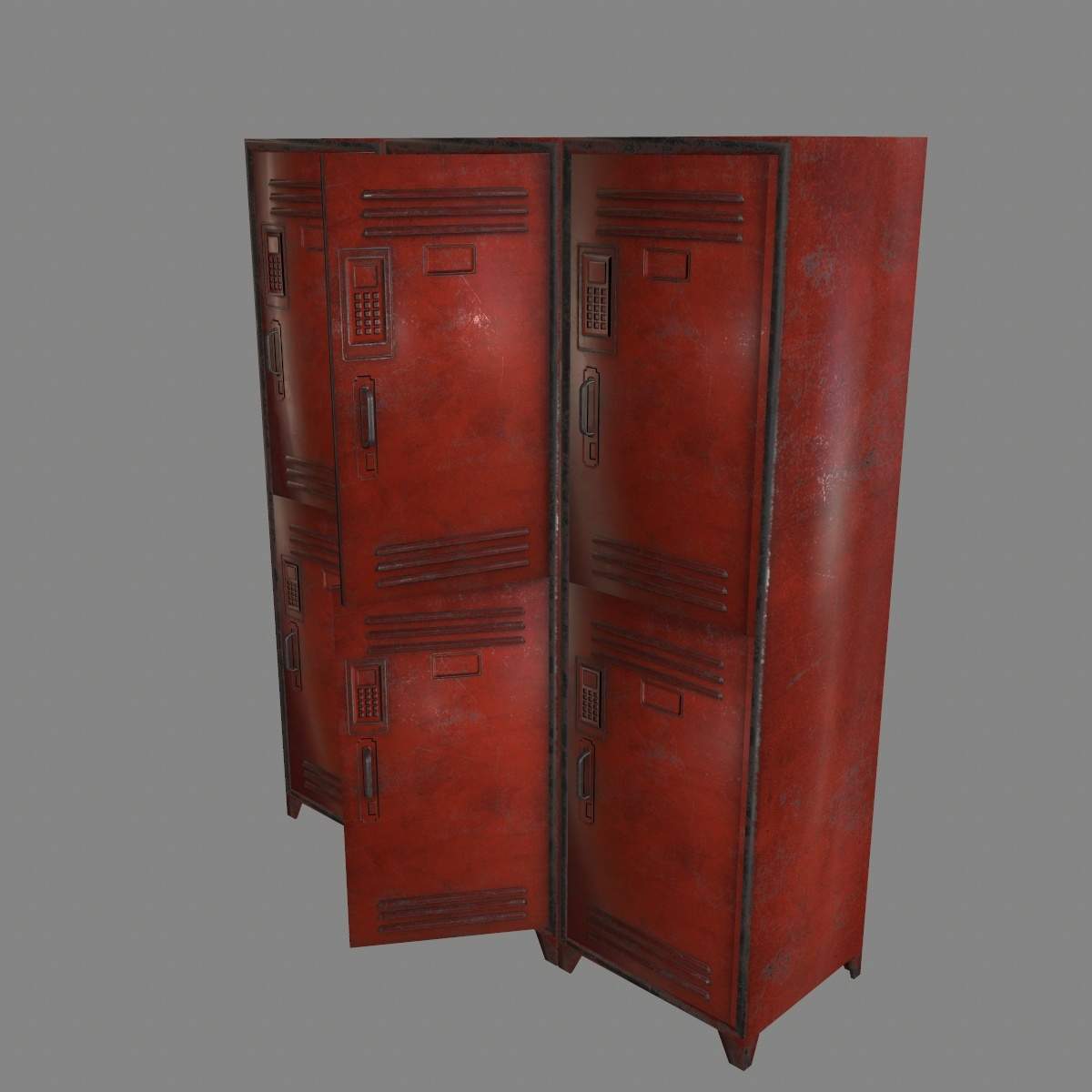 Locker - 3D Model by icekazim